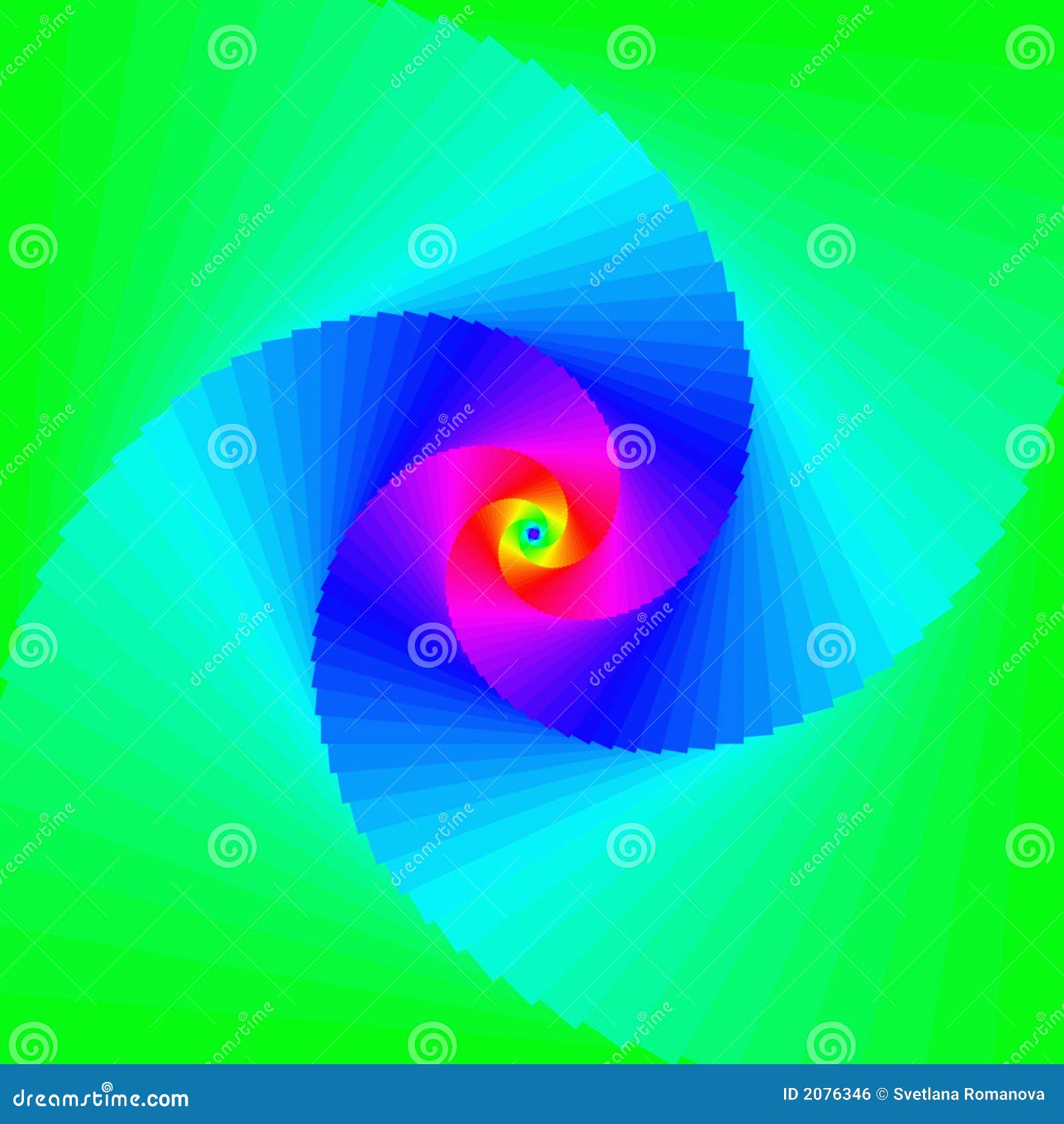 Fond Hypnotique Multicolore Illustration Stock - Illustration du ...