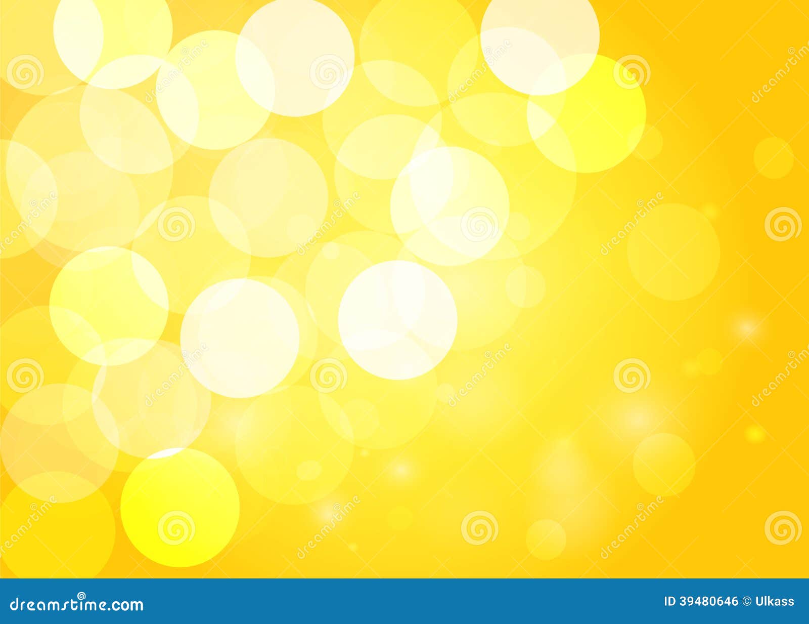 Fond Jaune De Bokeh. Vecteur Illustration de Vecteur - Illustration du ...