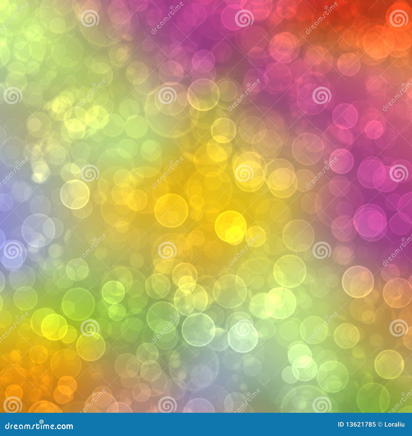 Fond Multicolore Abstrait Avec Le Bokeh De Tache Floue Image stock ...