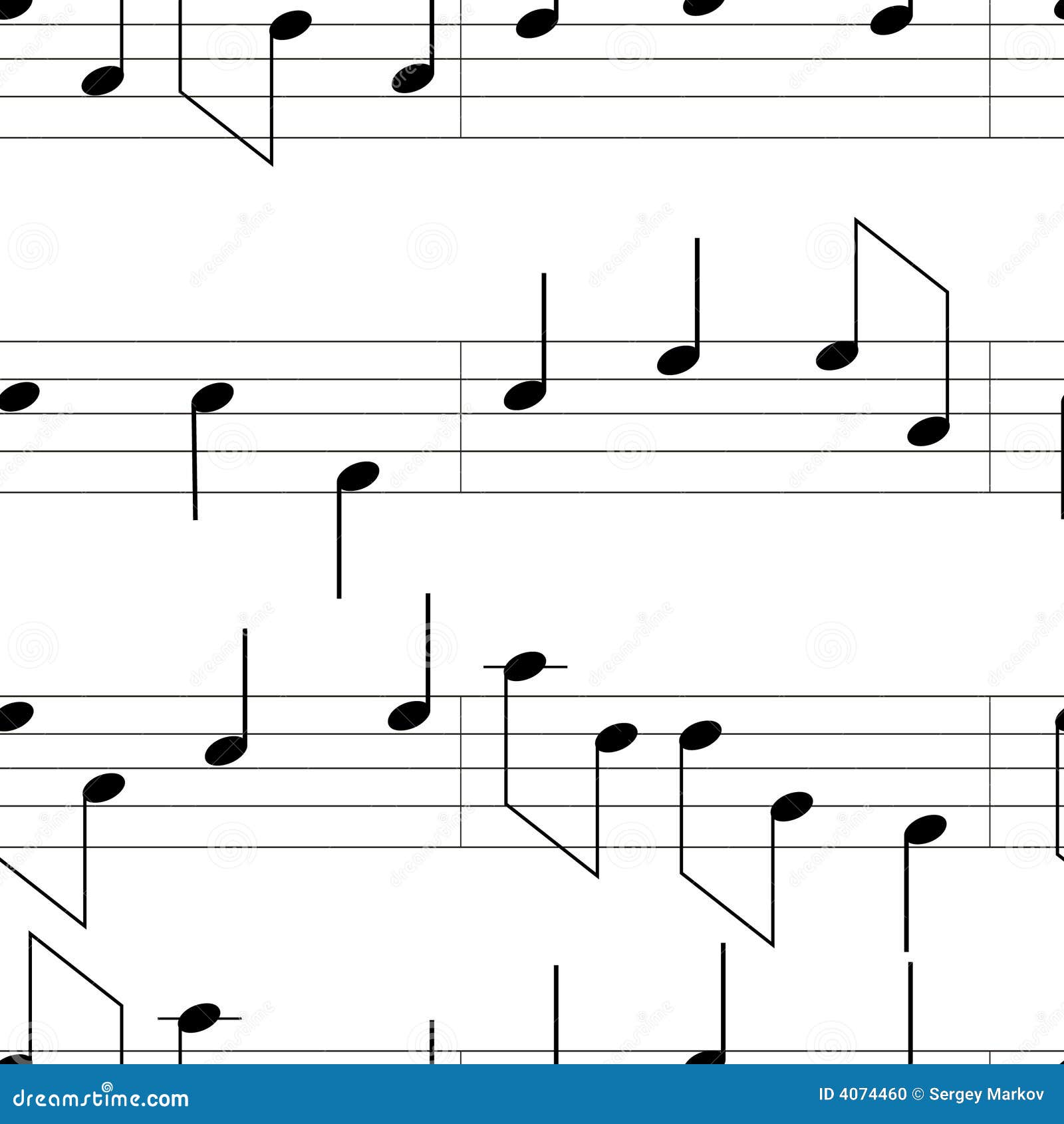 Fond - notes 2 de musique illustration de vecteur. Illustration du ...