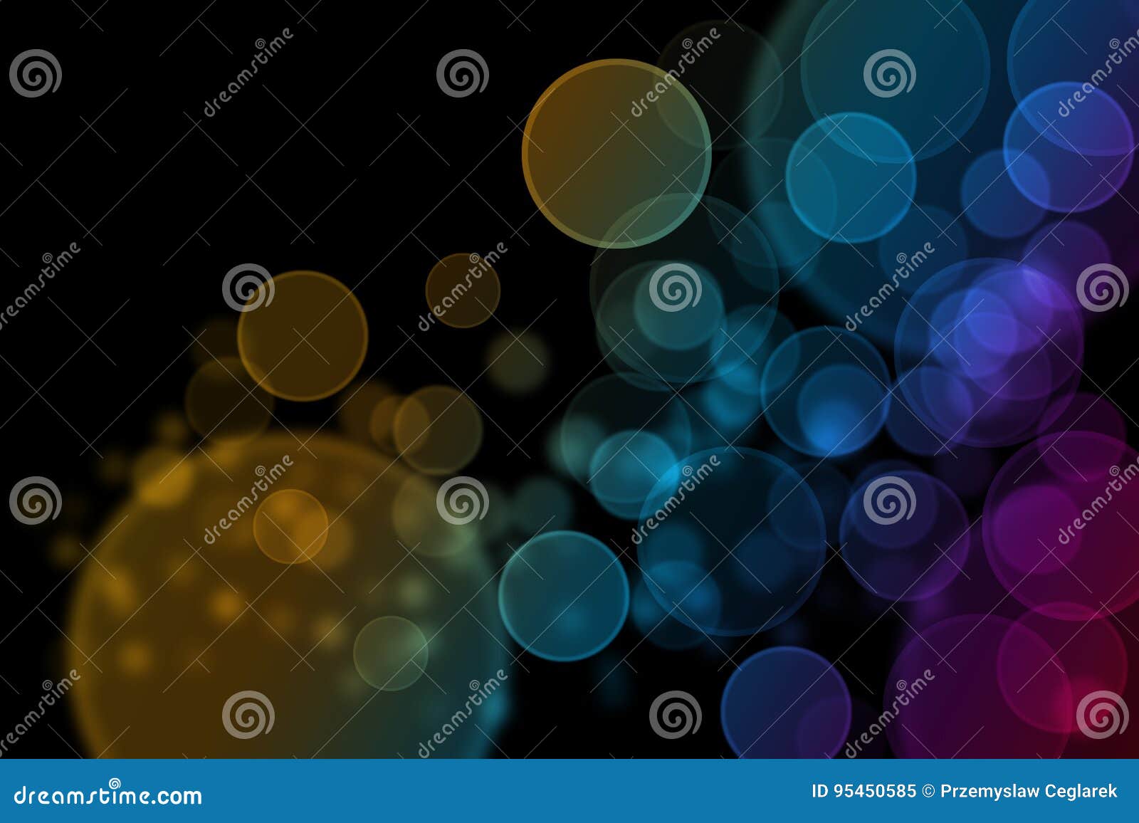 Fond rond parfait de bokeh illustration stock. Illustration of ...