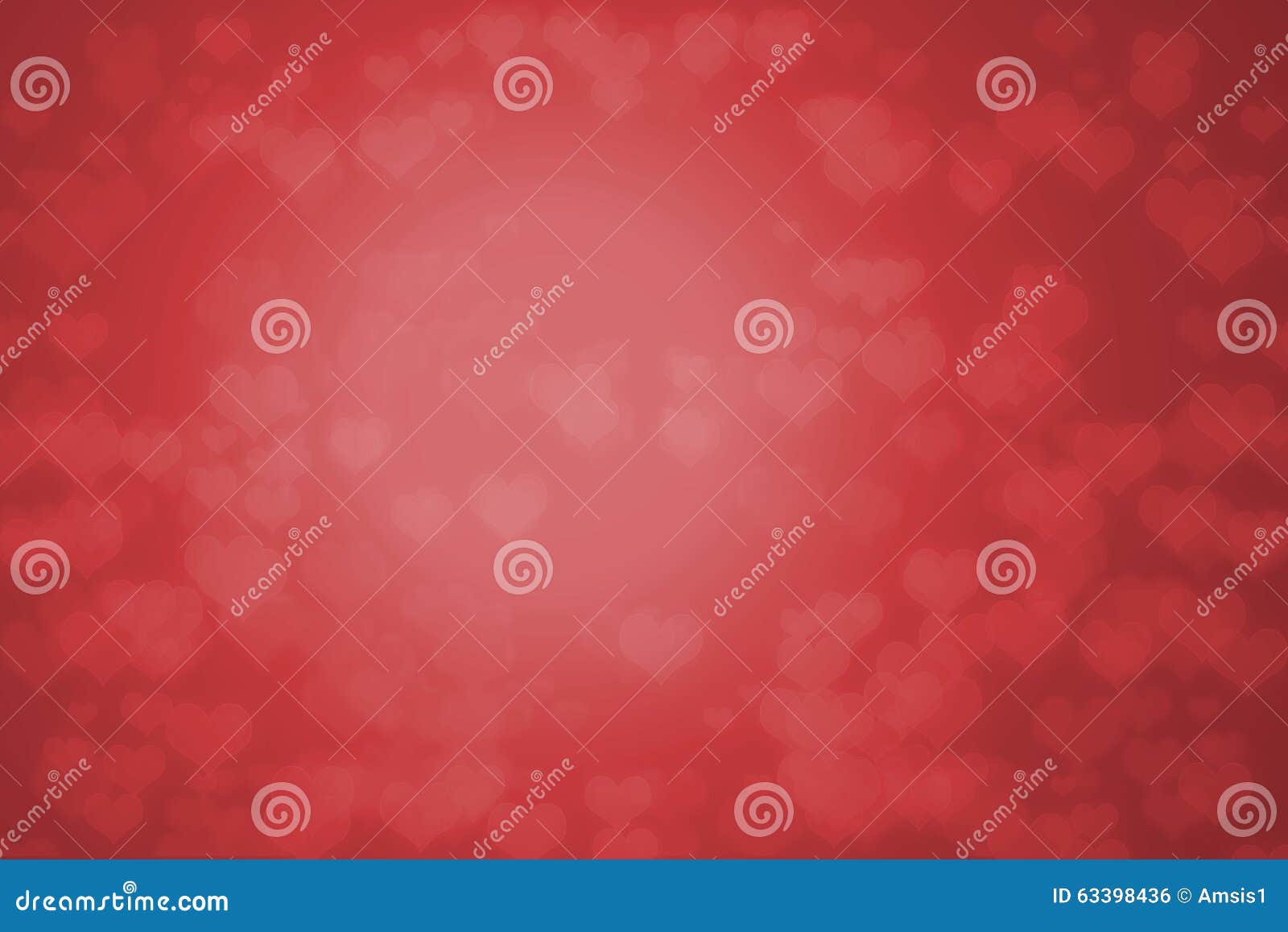 Fond rouge avec des coeurs illustration stock. Illustration du amical ...