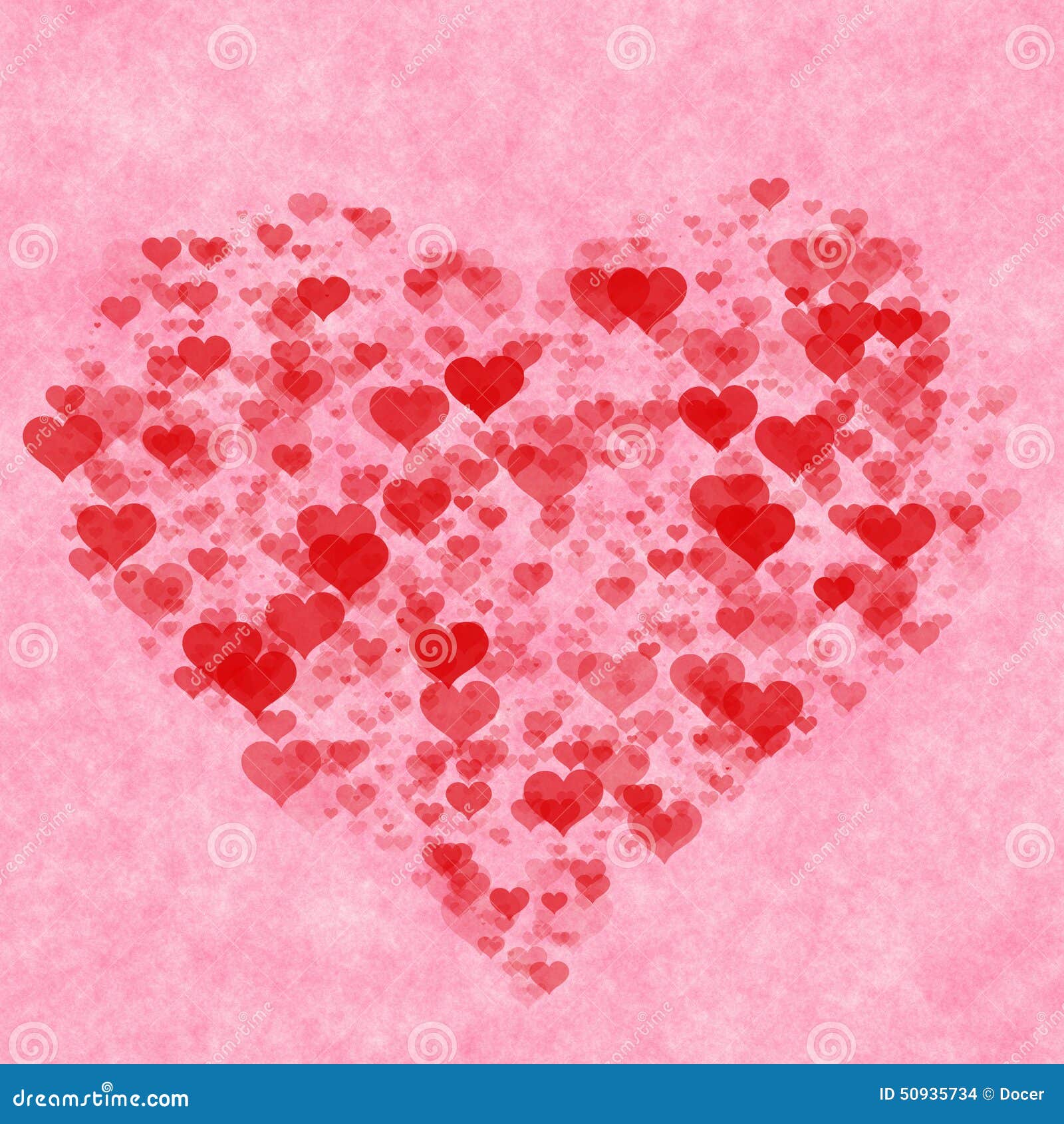 Fond Rouge De Coeurs Texture D'amour Illustration Stock - Illustration ...
