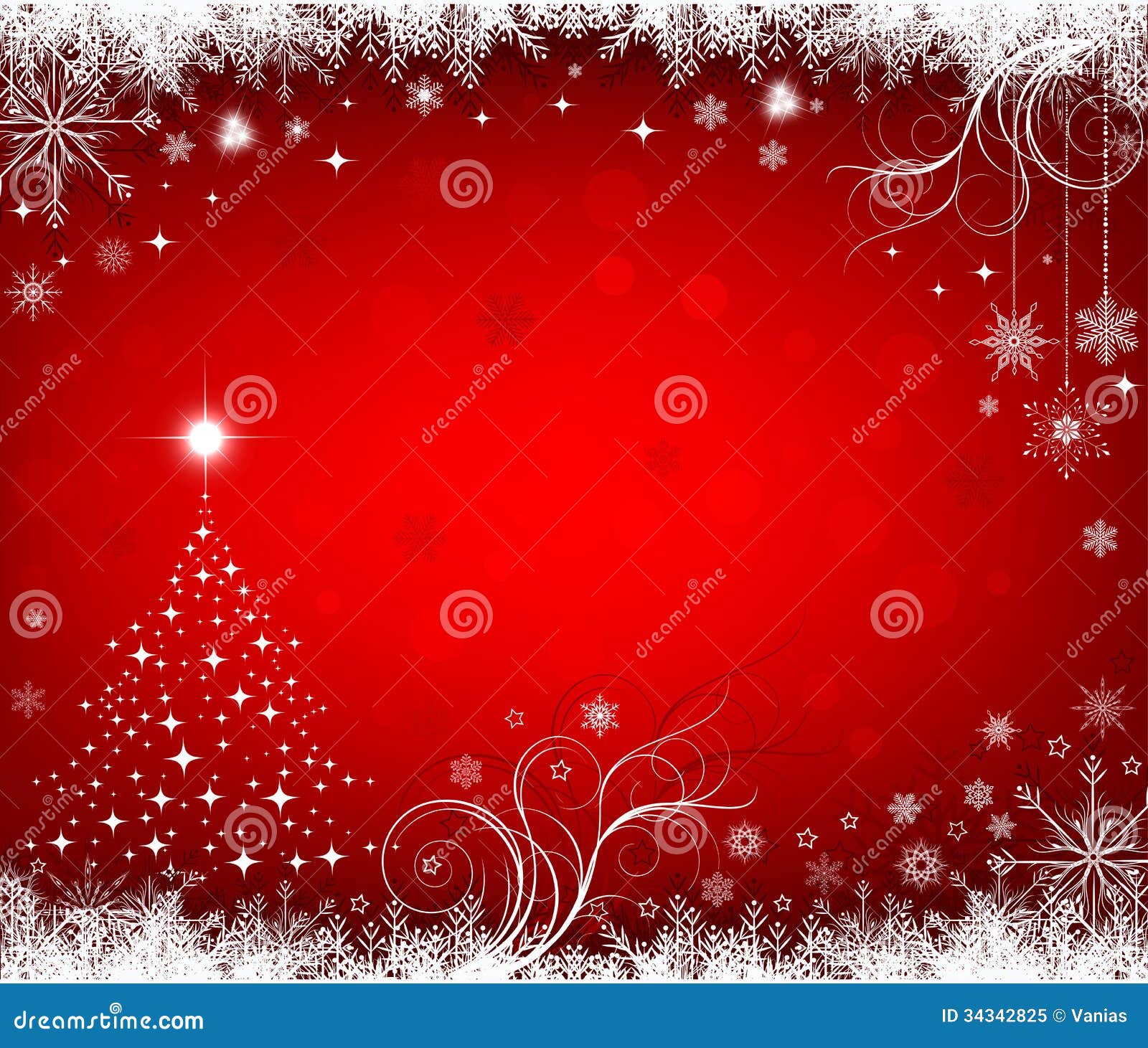 Fond rouge de Noël illustration de vecteur. Illustration du joyeux ...