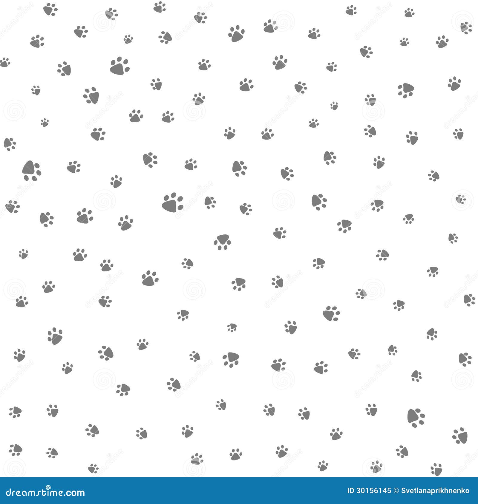 Empreinte De Pas De Chat Et De Chien Illustration de Vecteur ...