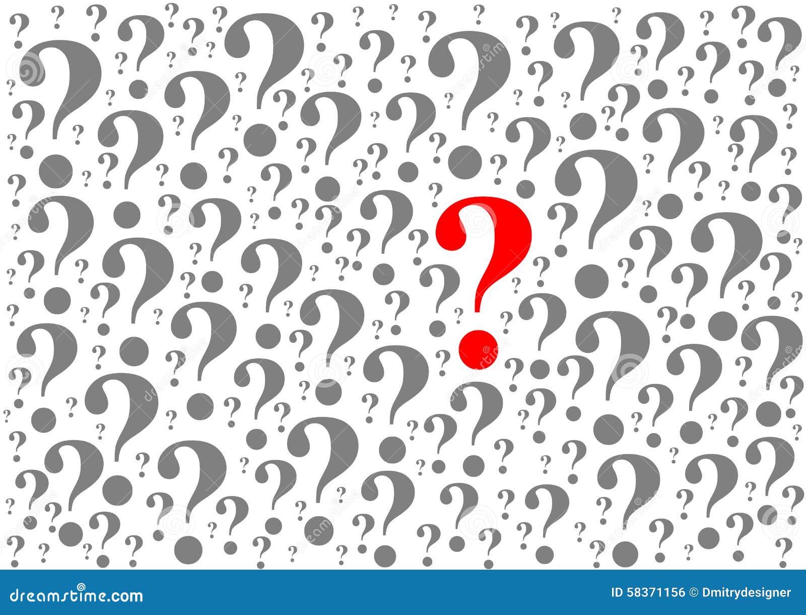 Fond Se Composant Des Points D'interrogation Illustration de Vecteur ...