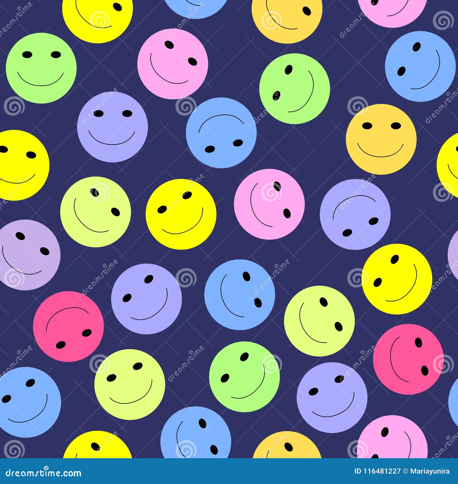 Fond SVG De Vecteur De Smiley Smile Texture Seamless Random Image stock ...