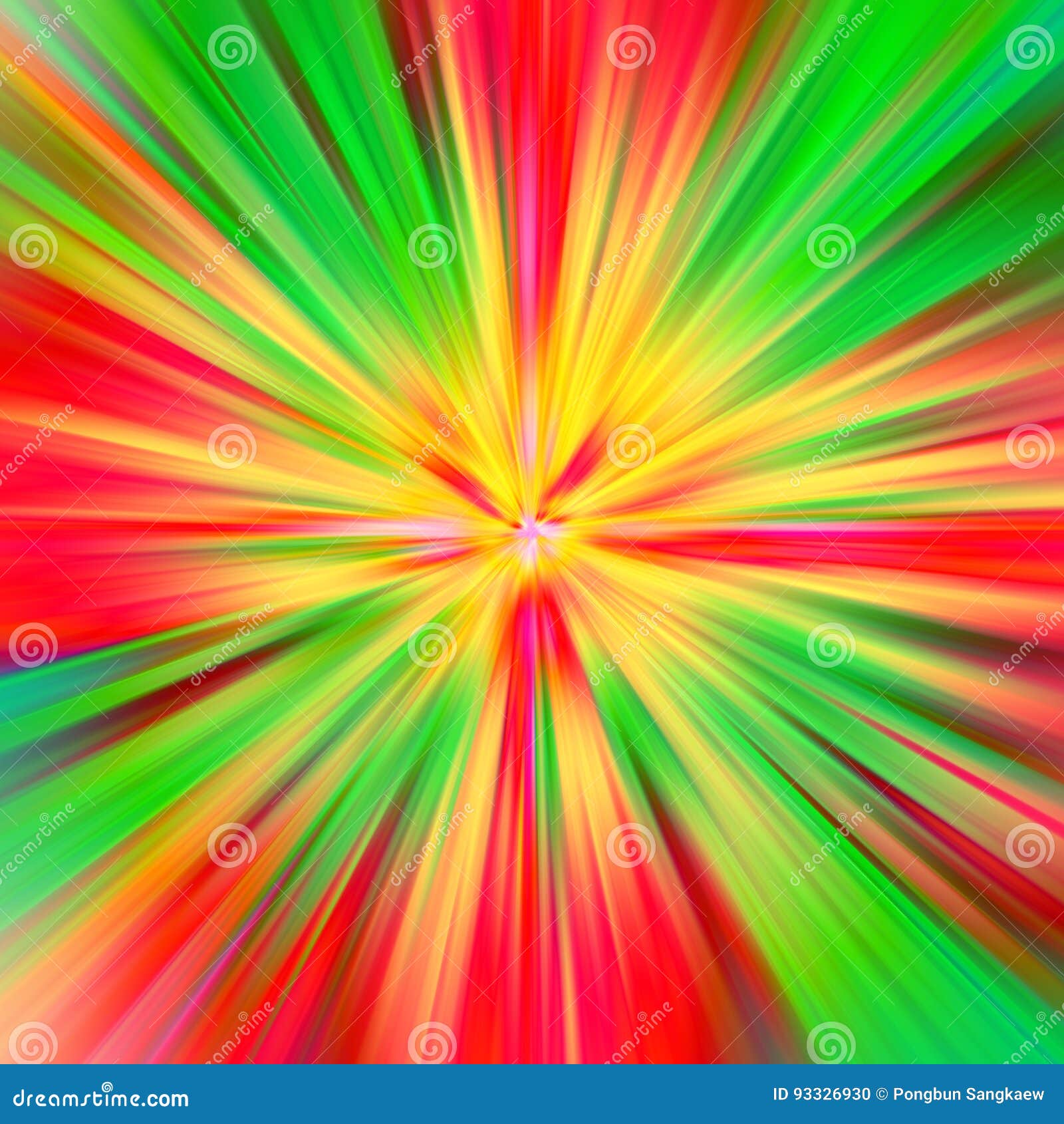 Fond Vert, Rouge Et Jaune Abstrait Coloré Illustration Stock ...