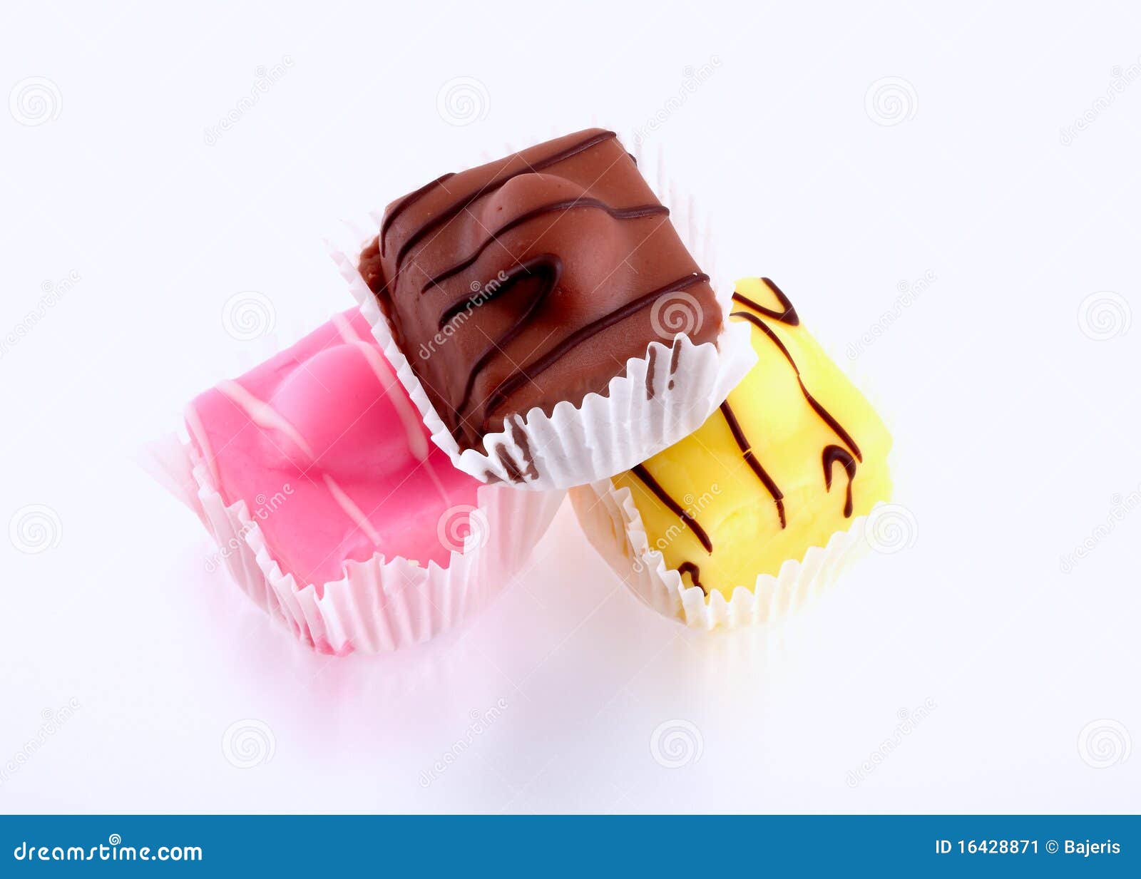Fondant fancies stock image. Image of party, fancy, cake - 16428871