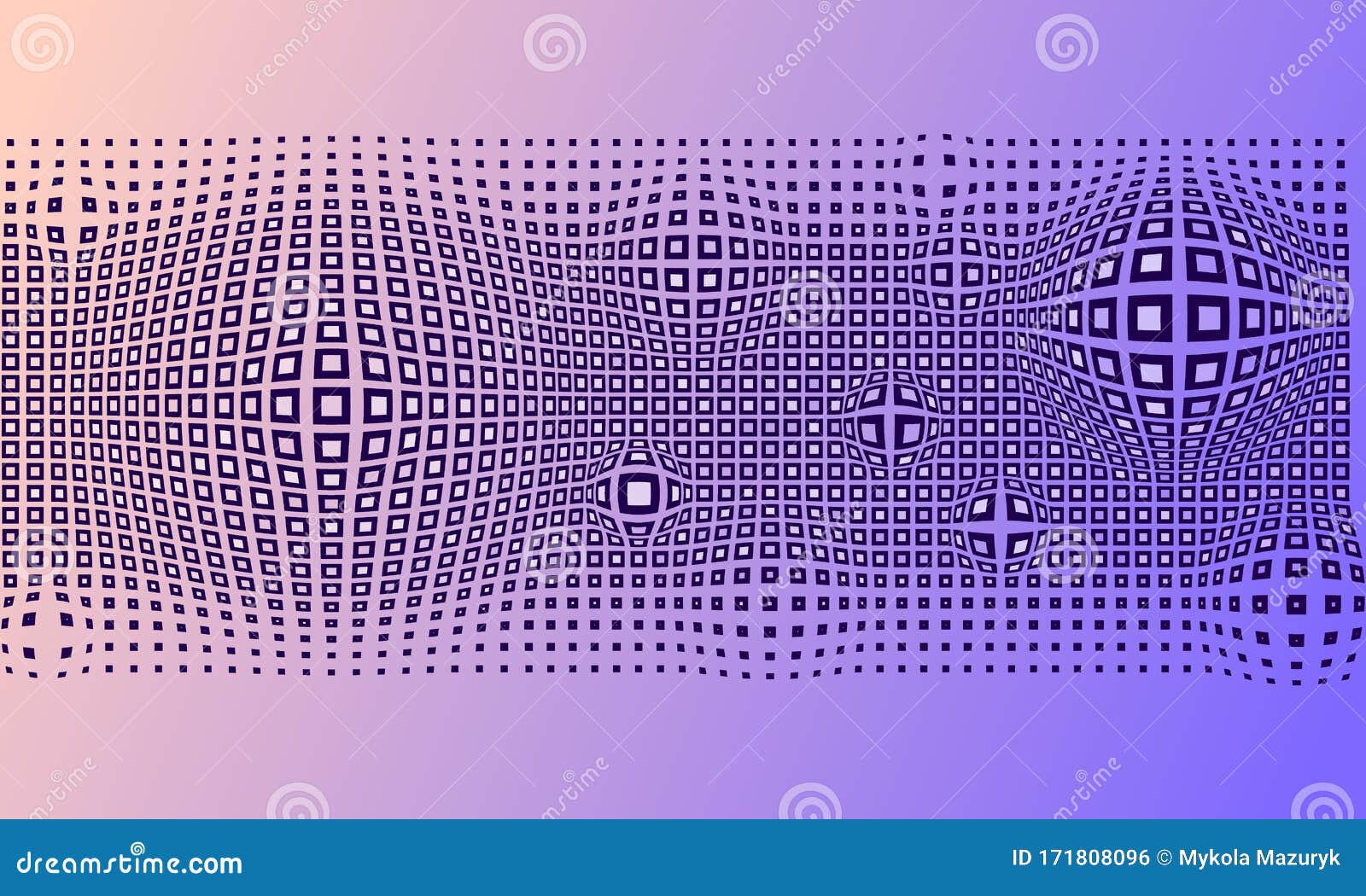 Fondo Abstracto Con Formas Distorsionadas Ilustración del Vector ...