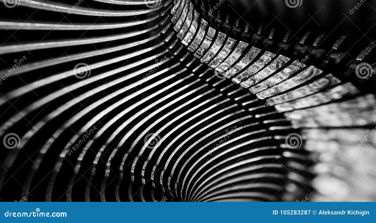 Fondo Abstracto Con La Pieza Y Los Elementos De Metal Imagen de archivo ...