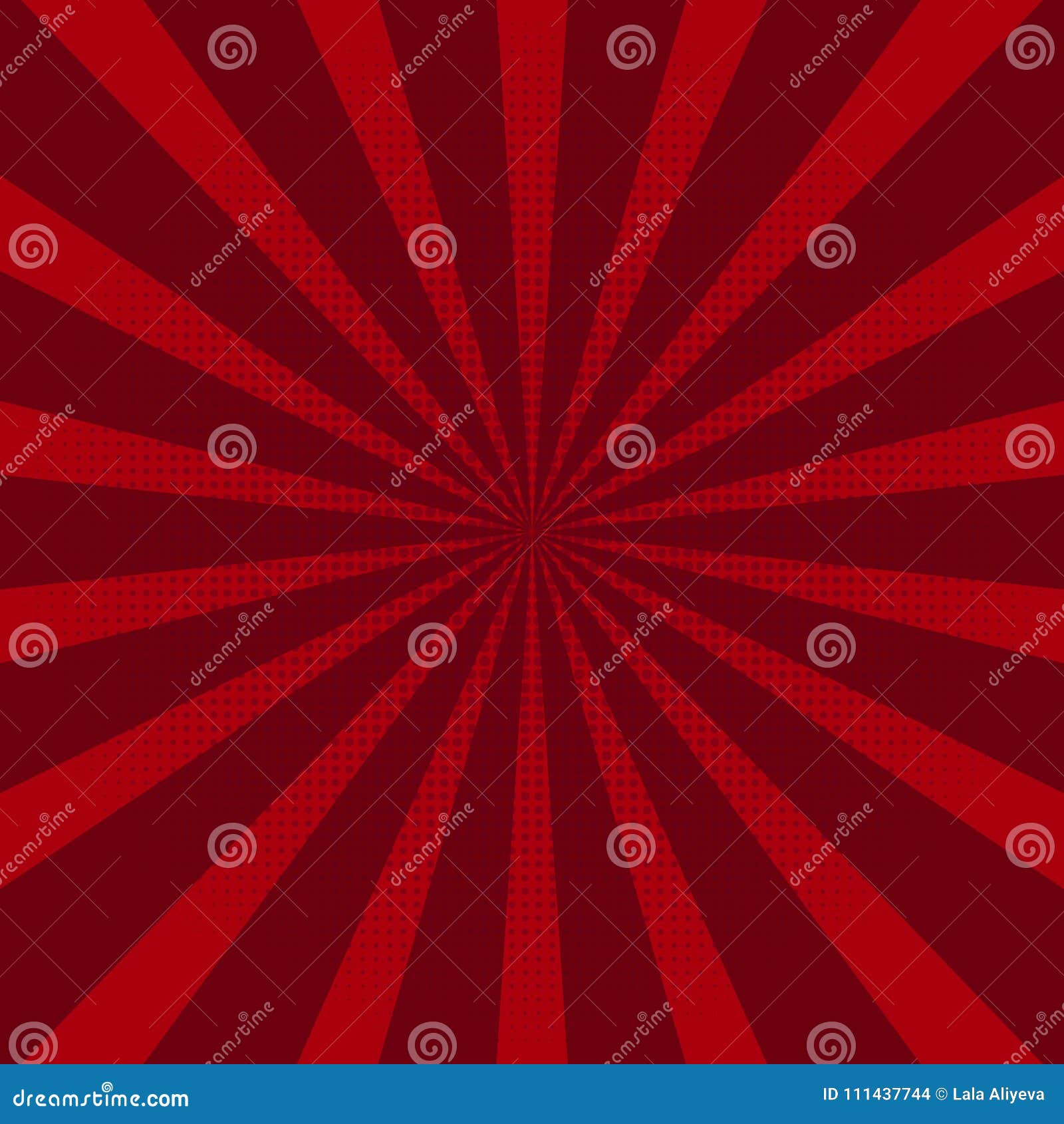 Fondo Abstracto Con Los Rayos Rojos Del Sol Vector Ilustración del ...