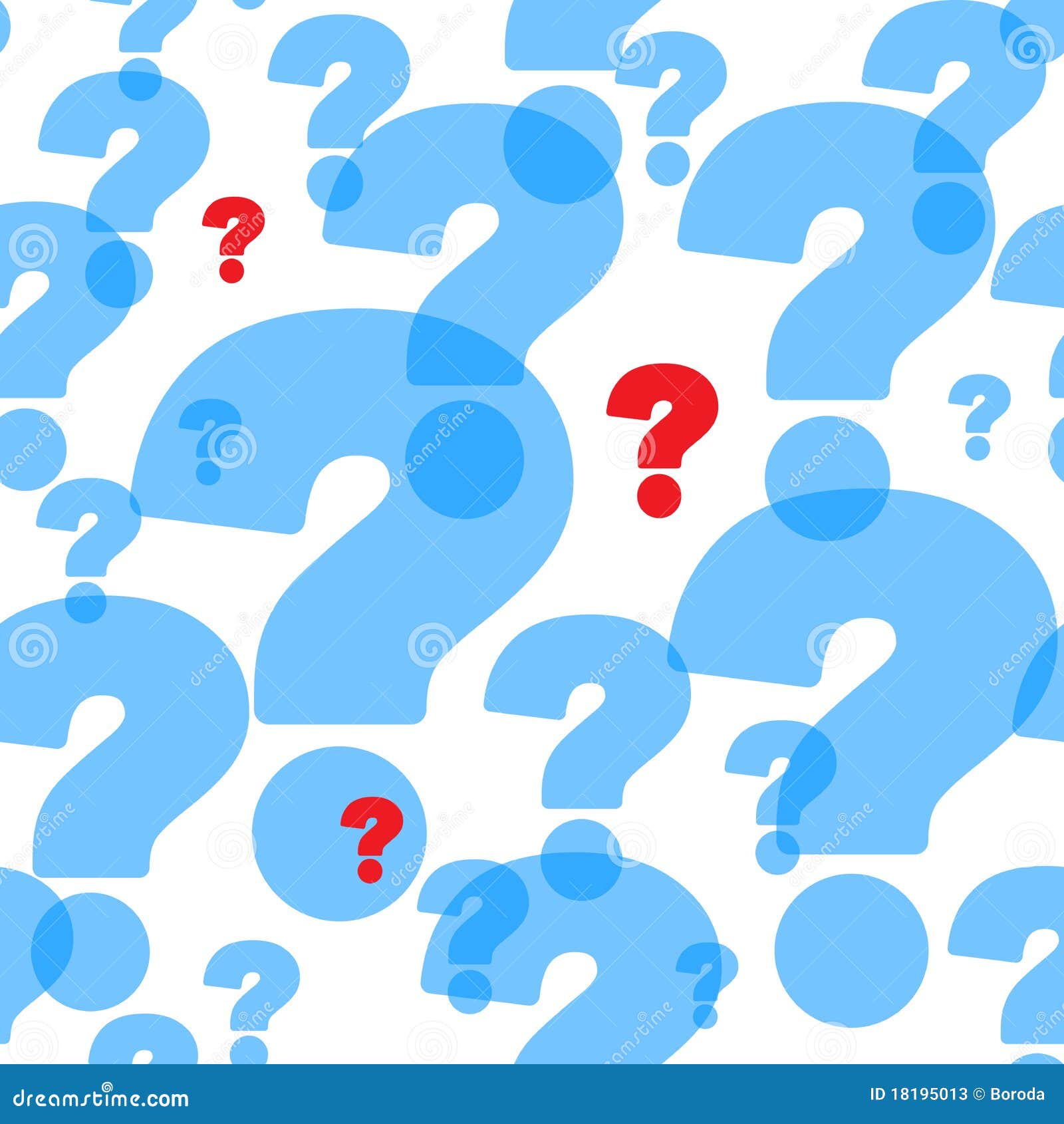 Fondo Abstracto Con Los Signos De Interrogación Ilustración del Vector ...