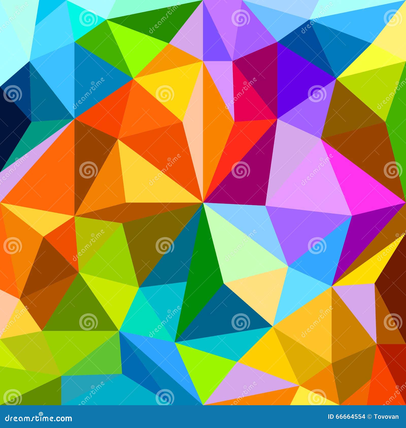 Fondo Abstracto De Diversas Figuras Del Color Ilustración del Vector ...