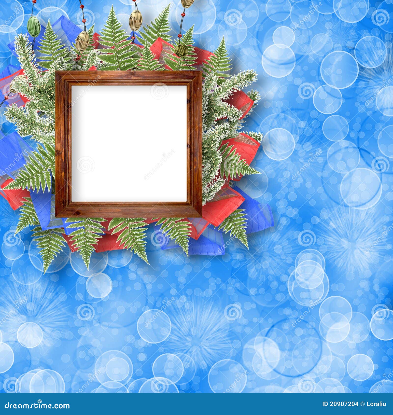 Fondo Abstracto De La Estrella Con El Marco De Madera Stock de ...