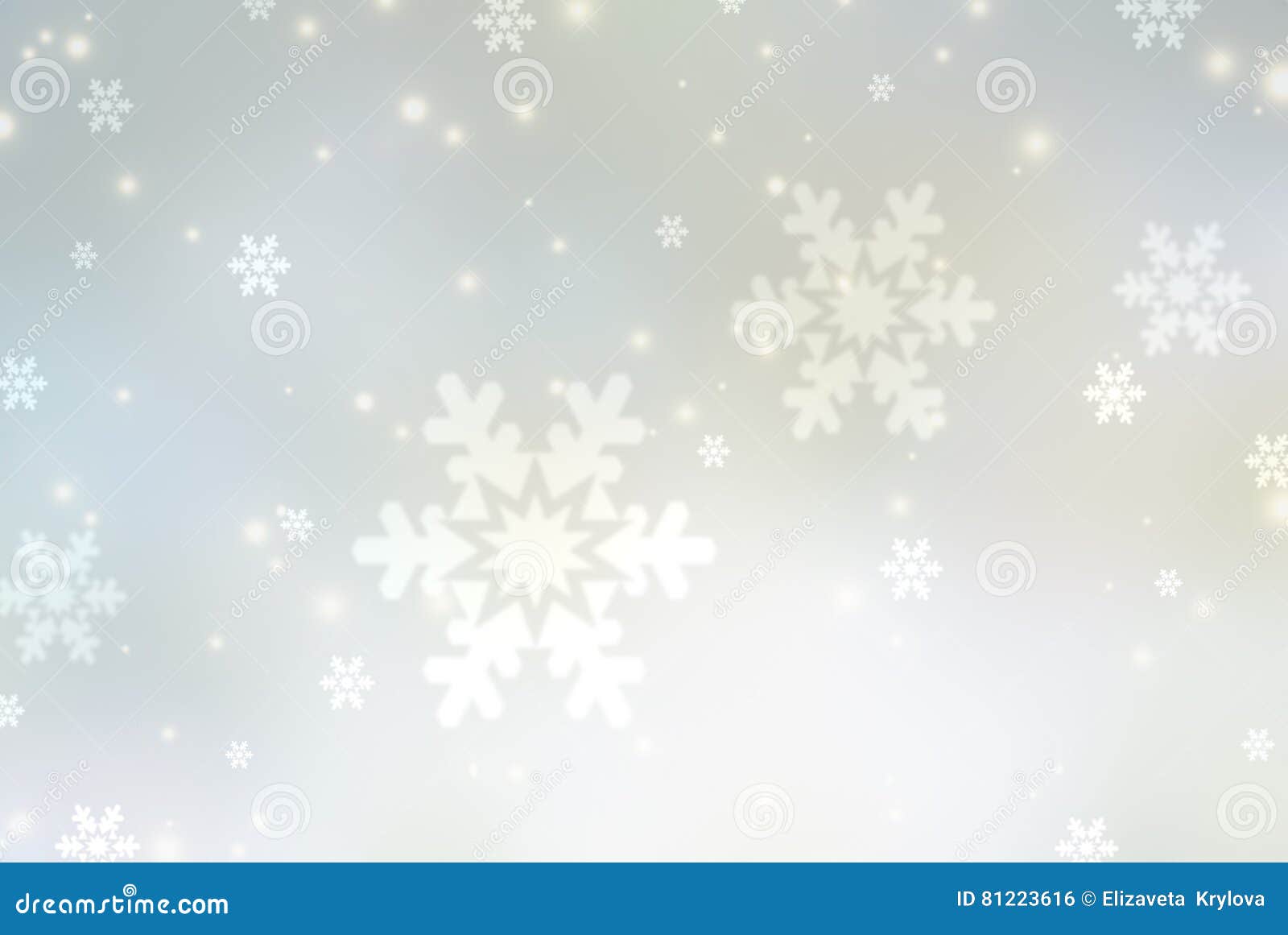 Fondo Abstracto De La Navidad Con El Copo De Nieve Stock de ilustración ...