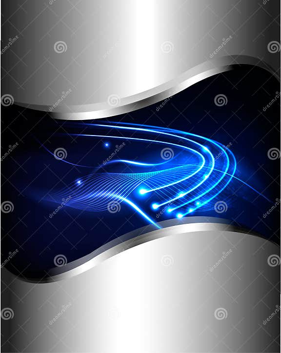 Fondo Abstracto De La Tecnología. Vector Stock de ilustración - Ilustración de digital ...