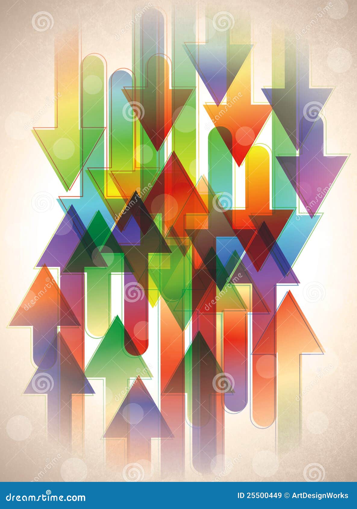 Fondo Abstracto De Las Flechas Ilustración del Vector - Ilustración de ...