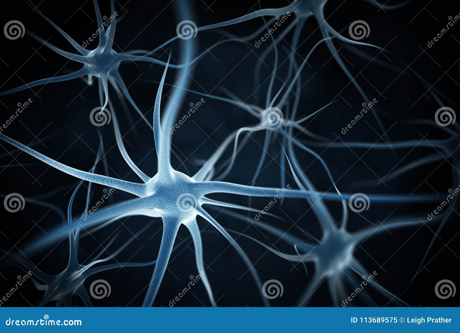 Fondo Abstracto De Las Neuronas Stock de ilustración - Ilustración de ...