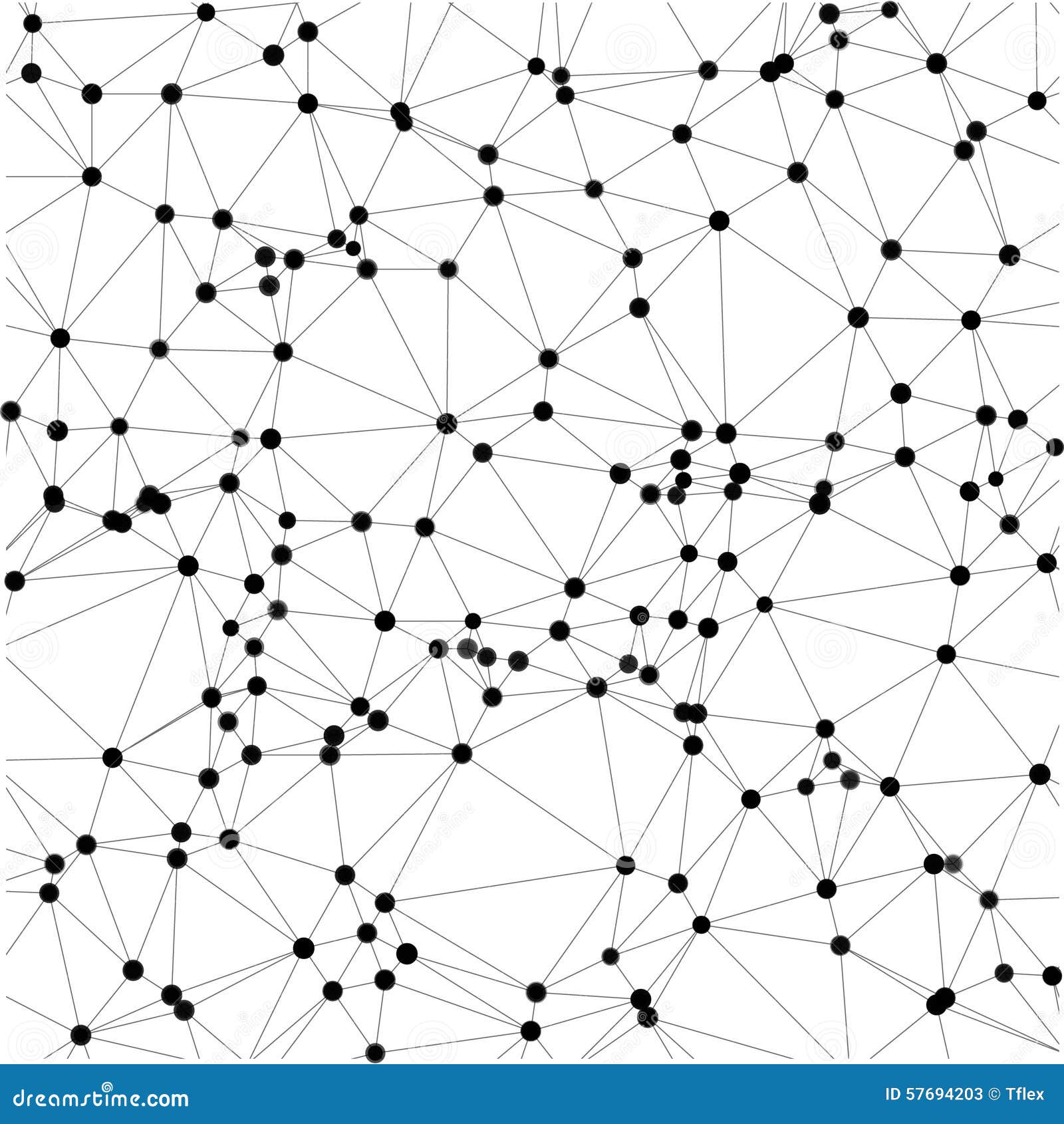 Fondo Abstracto De Los Puntos Y De Las Líneas Vector Ilustración del ...