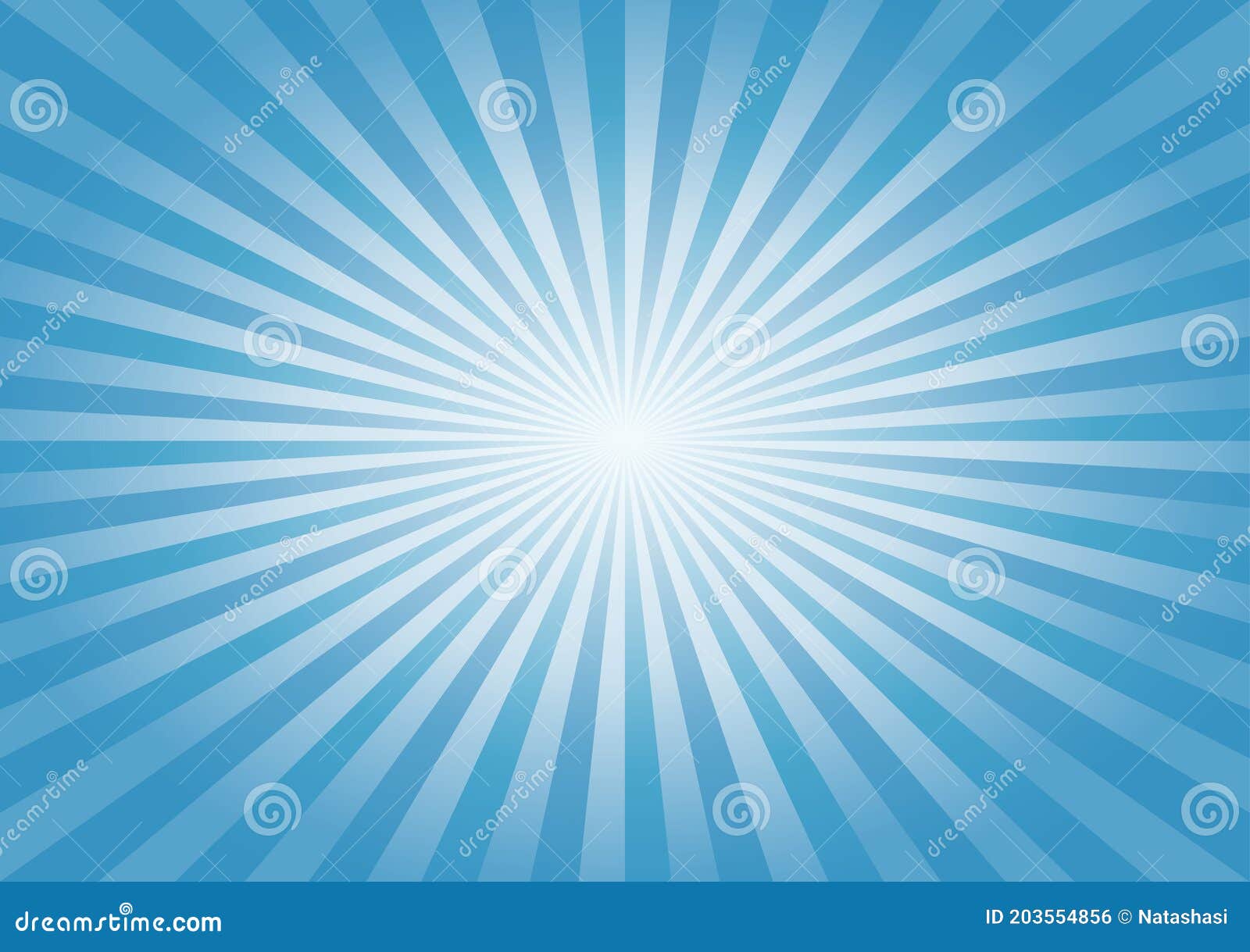 Fondo Abstracto De Rayos Azules. Vector Ilustración del Vector ...