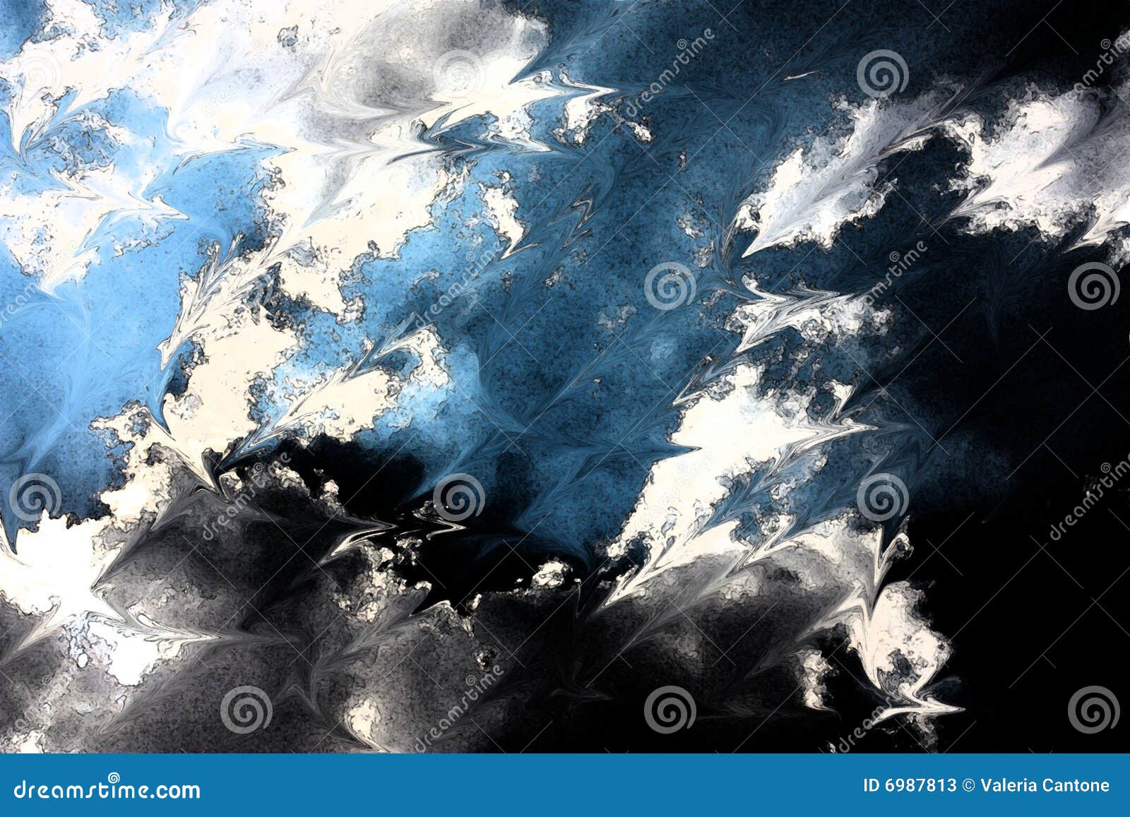 Fondo abstracto del cielo stock de ilustración. Ilustración de verano ...