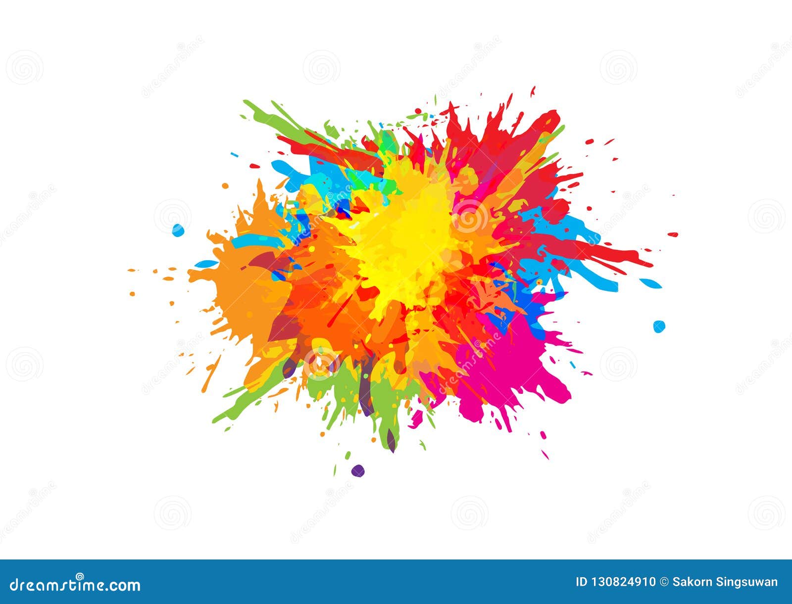 Fondo Abstracto Del Color De La Salpicadura Diseño Del Vector Del ...