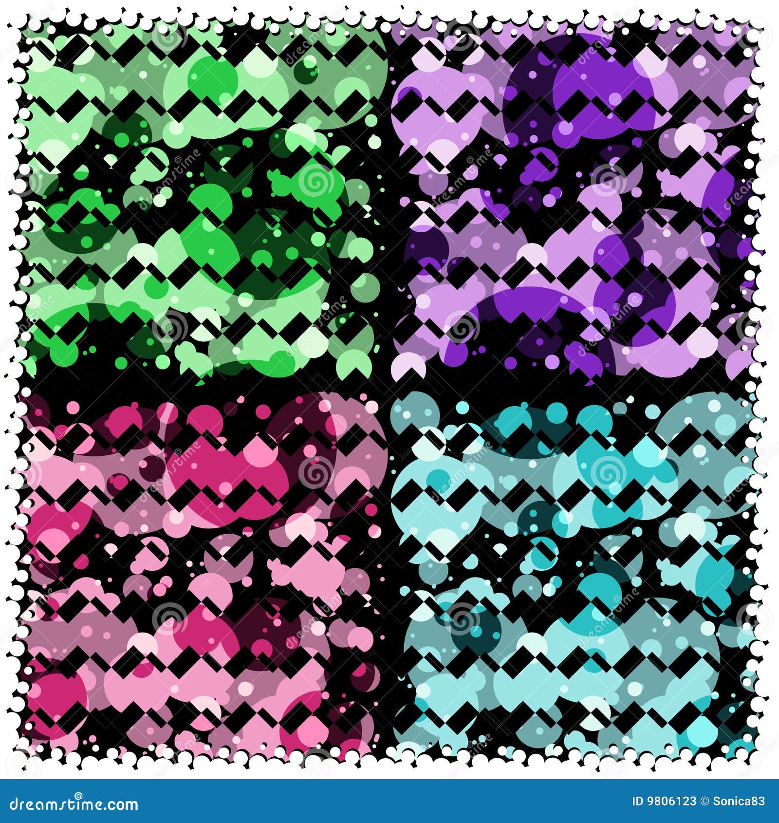 Fondo Abstracto Del Hacer Estallar-arte Imagen. Imagen: 9806123