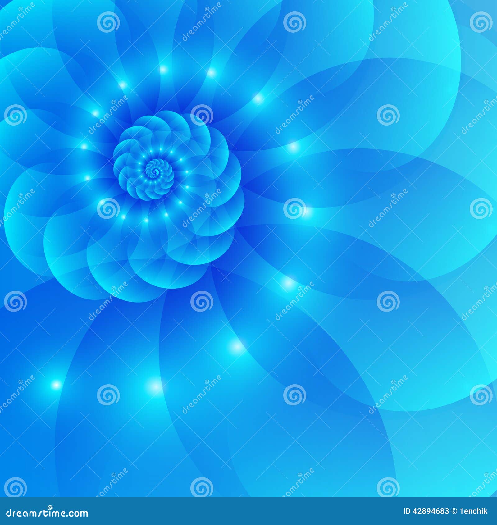 Fondo Abstracto Espiral Azul Del Vector Ilustración del Vector ...