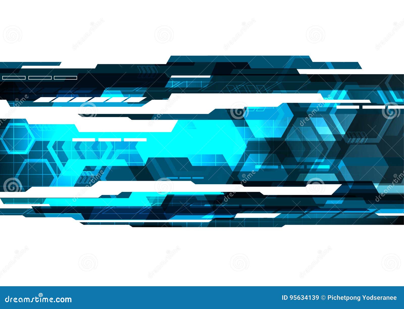 Fondo Abstracto Gráfico Digital Azul Stock de ilustración - Ilustración ...