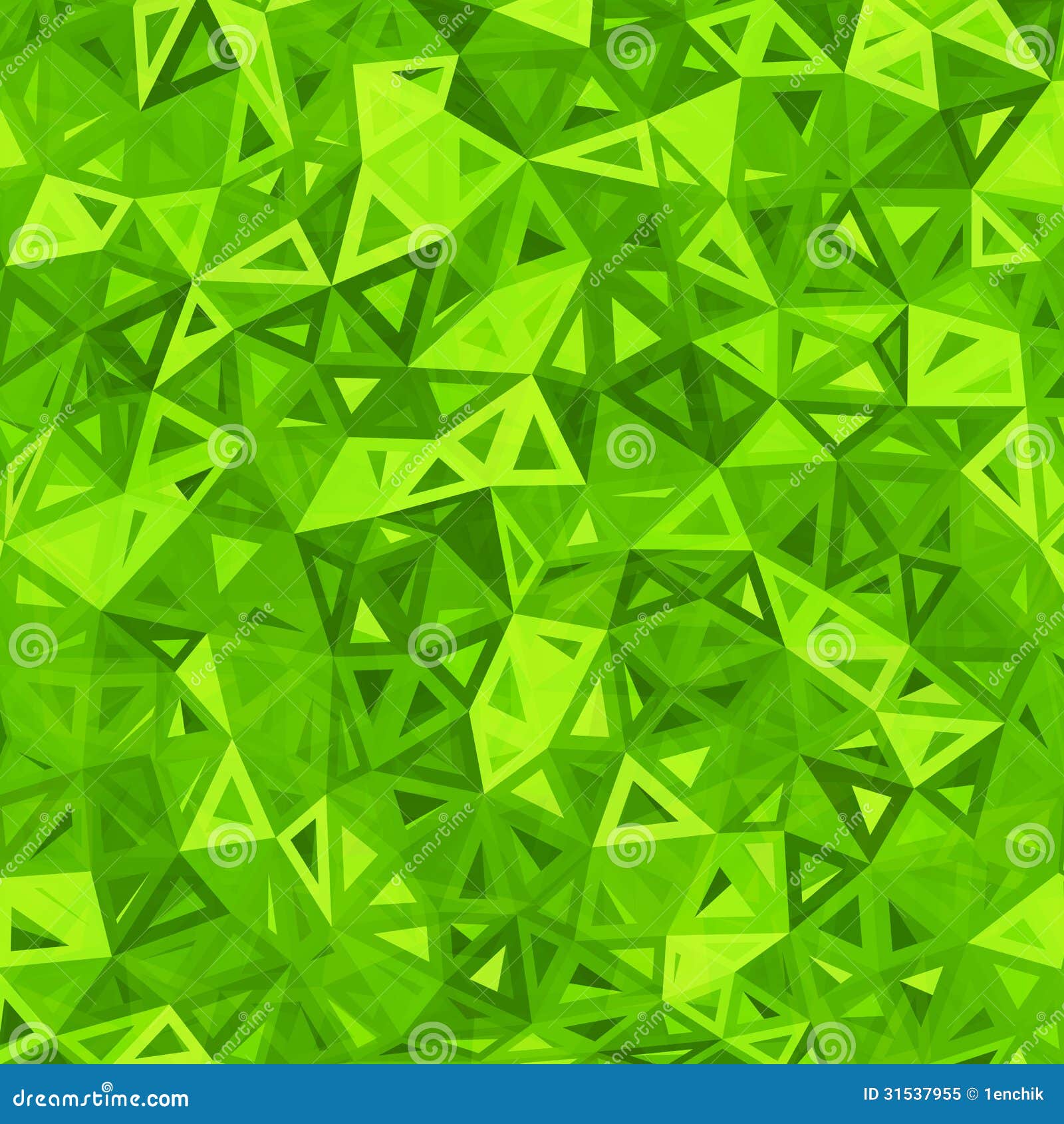 Fondo Abstracto Verde Del Vector De Los Triángulos Ilustración del ...