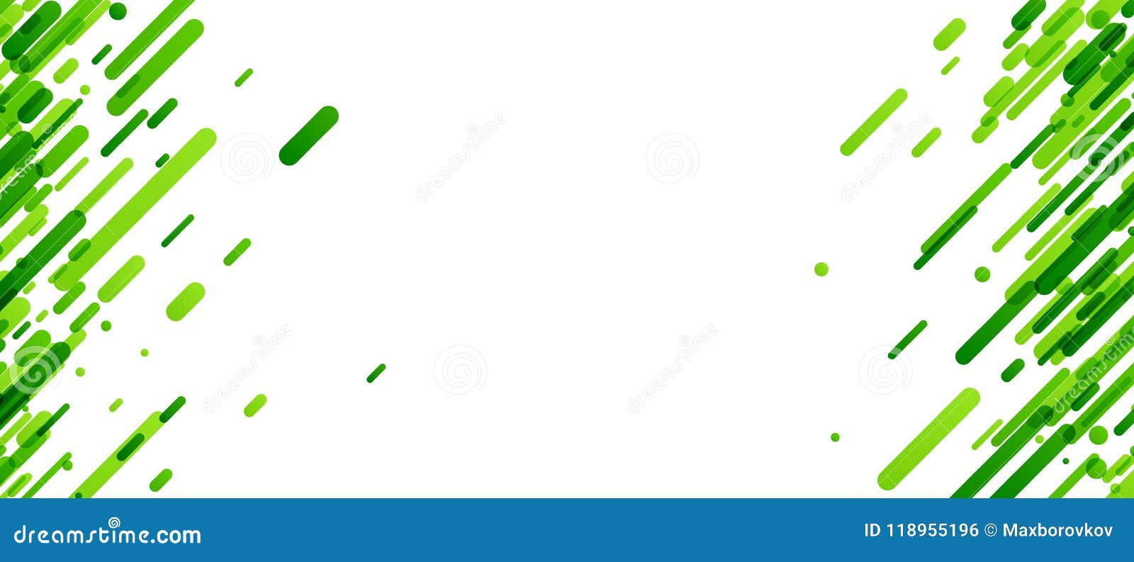 Fondo Abstracto Verde En Blanco Ilustración del Vector - Ilustración de ...