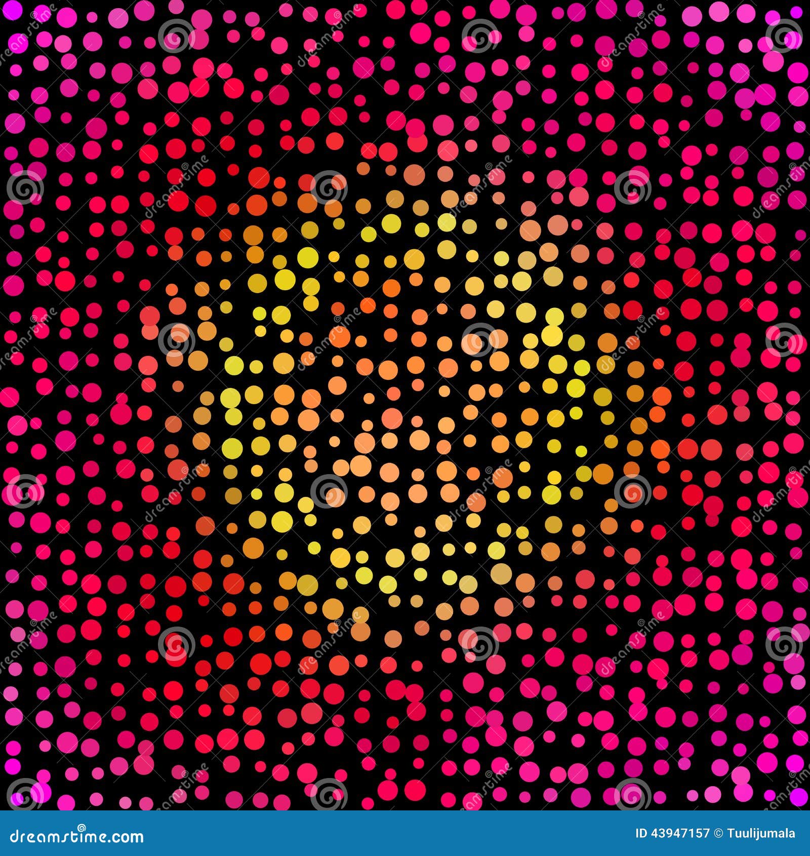 Fondo Al Azar De Los Círculos Ilustración del Vector - Ilustración de ...