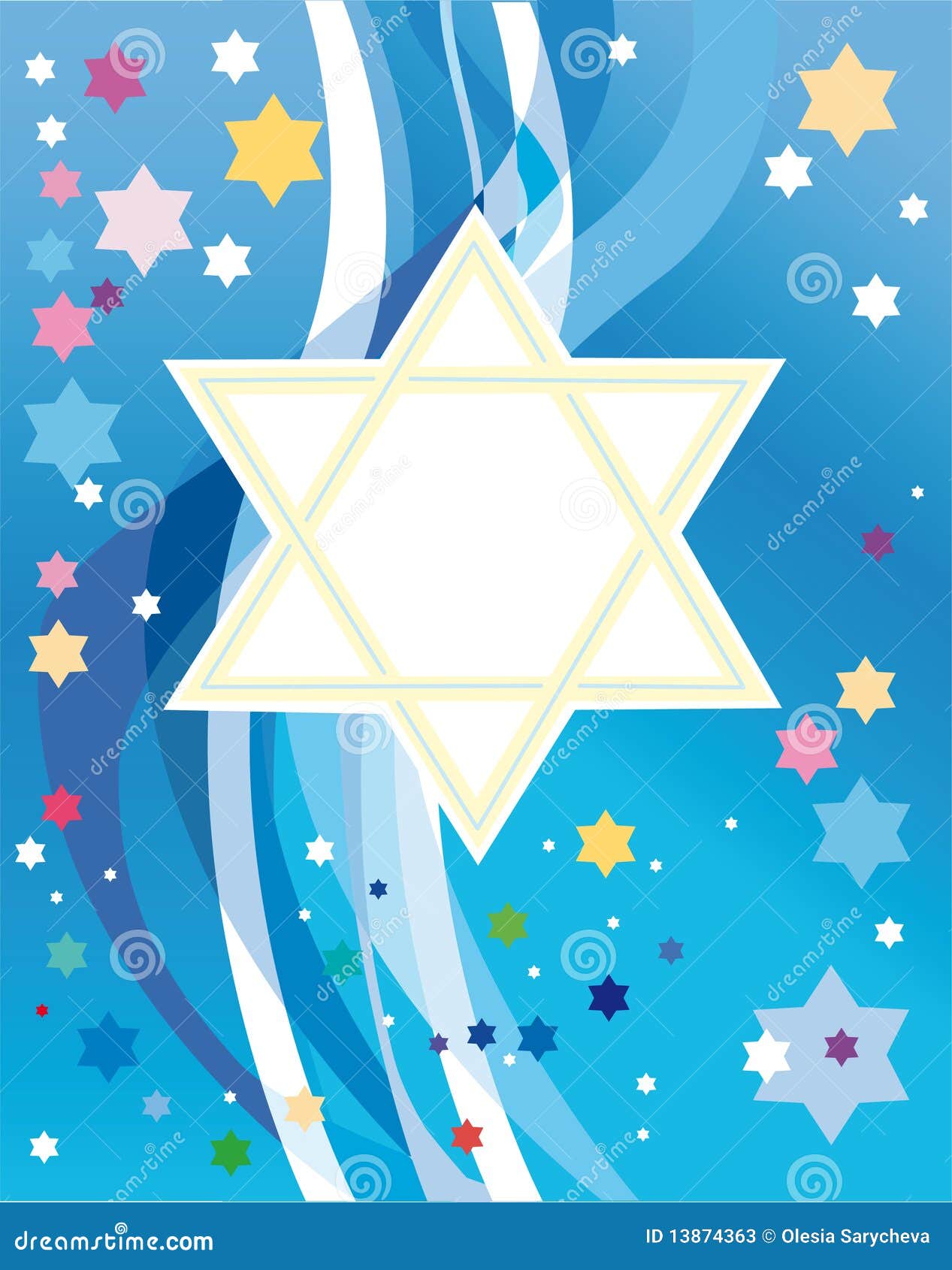 Fondo Alegre Al Día De Fiesta Judío Stock de ilustración - Ilustración ...