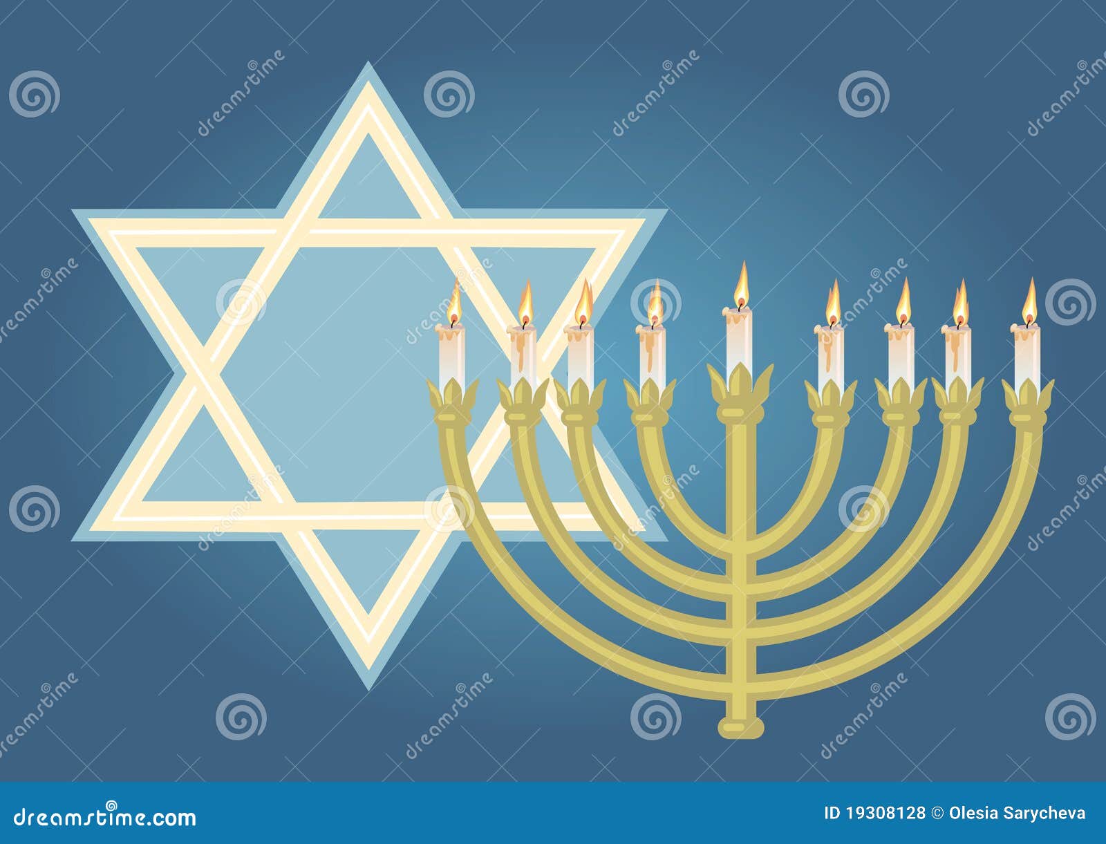 Fondo Alegre Al Día De Fiesta Judío Ilustración del Vector ...