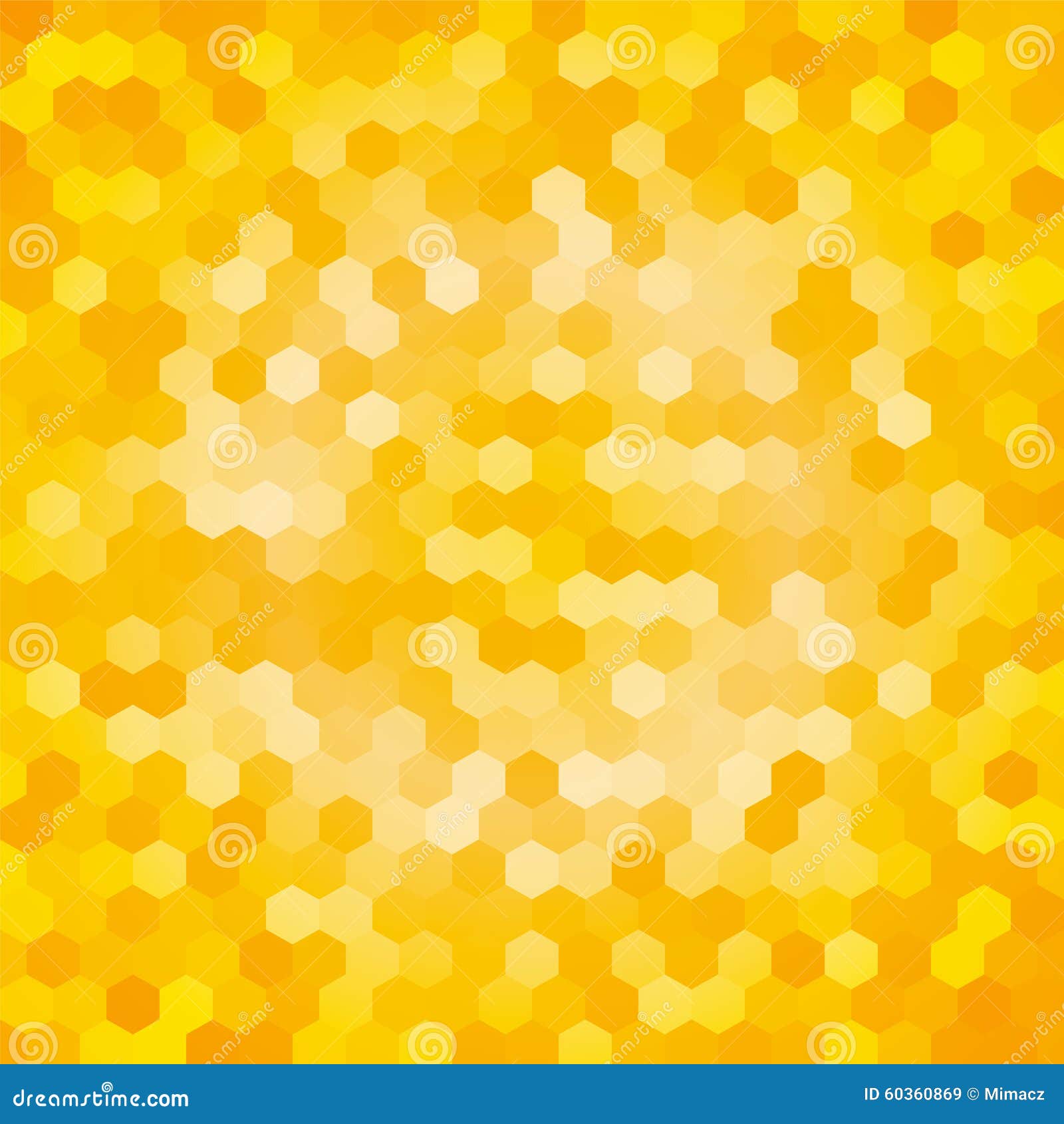 Fondo Amarillo Del Hexágono Ilustración del Vector - Ilustración de ...