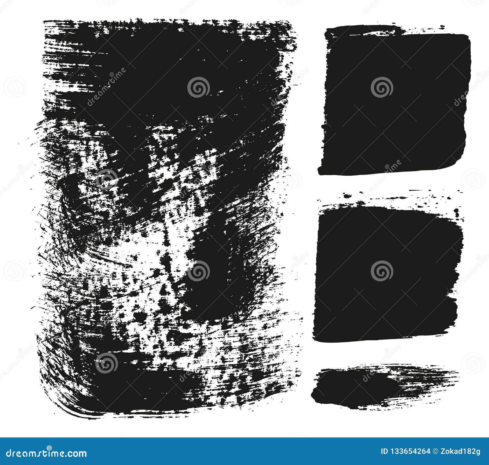 Fondo ancho de la brocha ilustración del vector. Ilustración de brocha ...