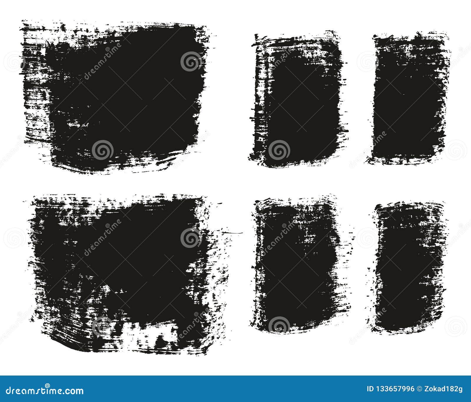 Fondo ancho de la brocha ilustración del vector. Ilustración de ...