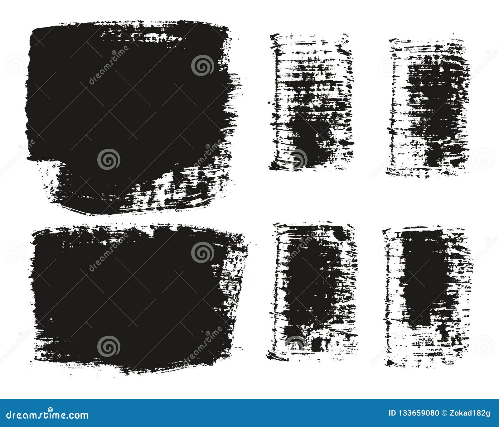 Fondo ancho de la brocha ilustración del vector. Ilustración de fondo ...