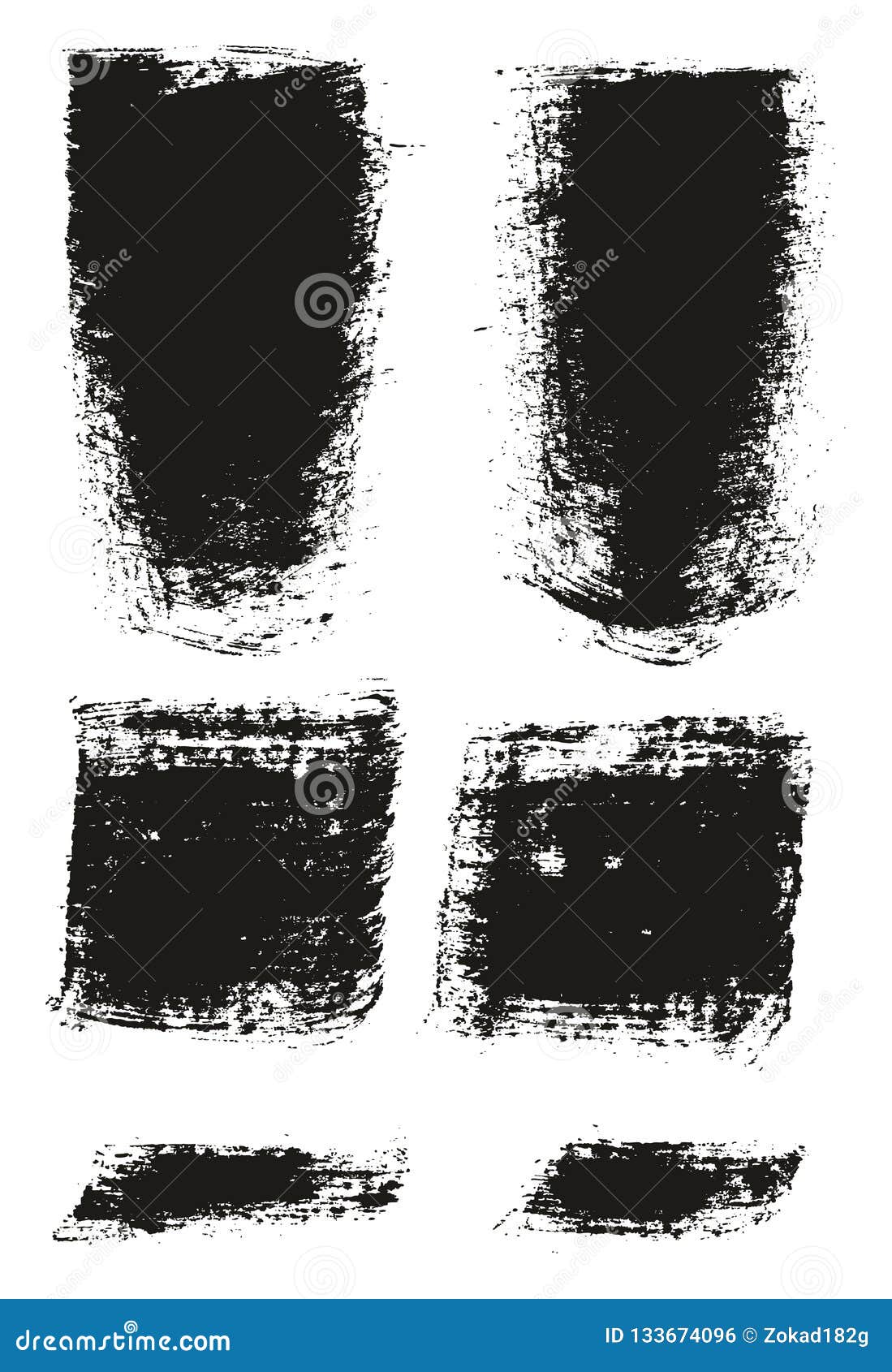 Fondo ancho de la brocha ilustración del vector. Ilustración de ...