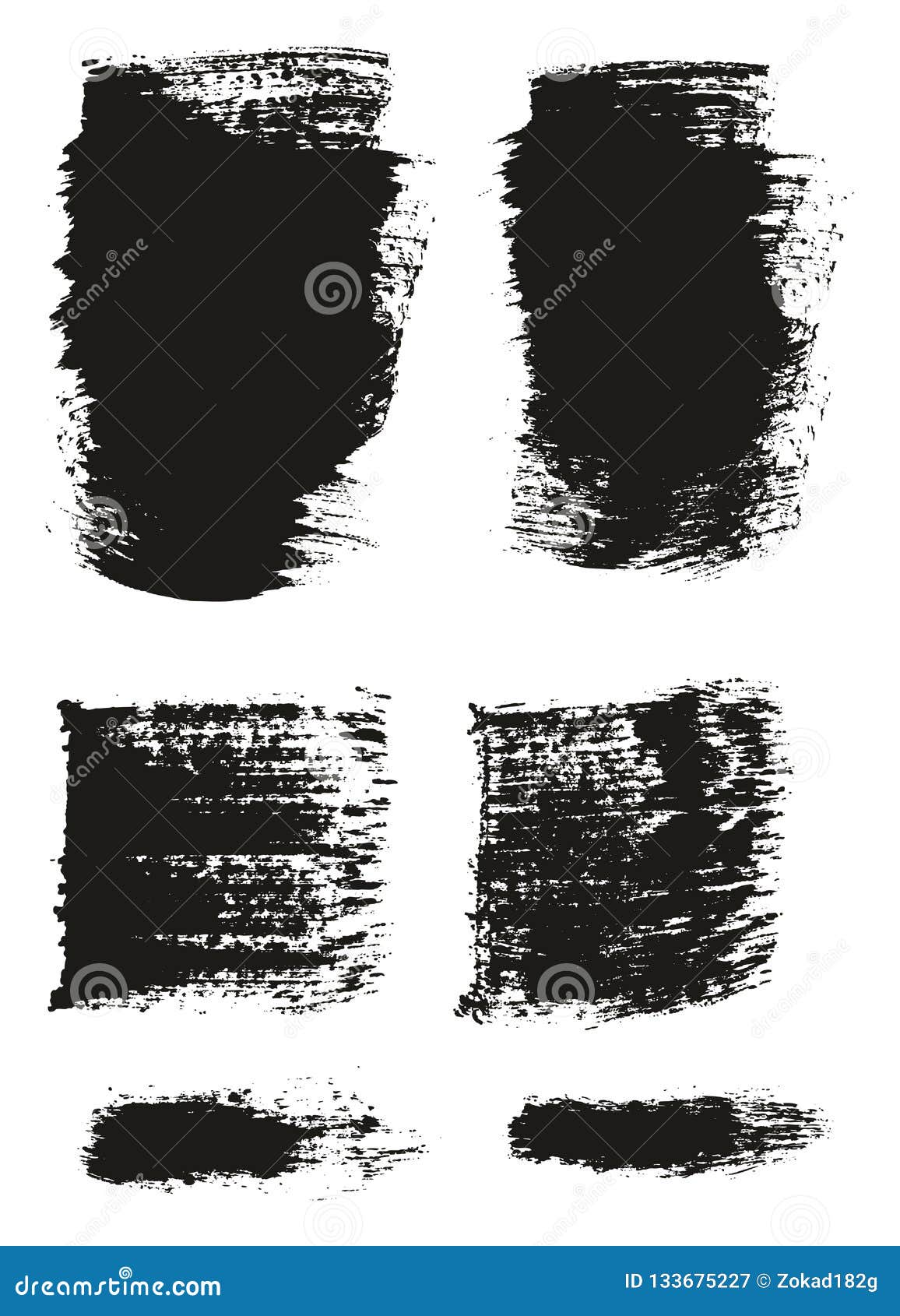 Fondo ancho de la brocha ilustración del vector. Ilustración de arte ...