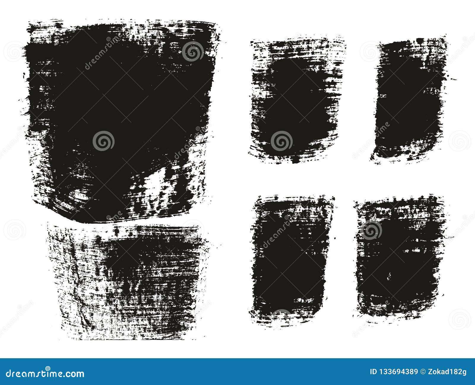 Fondo ancho de la brocha ilustración del vector. Ilustración de cepillo ...