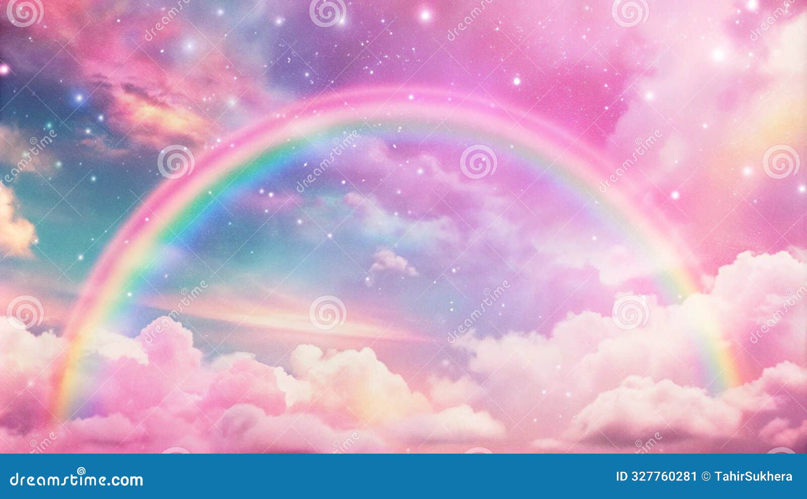 Fondo Arco Iris Con Nubes Y Estrellas En Cielo Pastel Stock de ... Fondo Arco Iris Con Nubes Y Estrellas En Cielo Pastel Stock de ...
