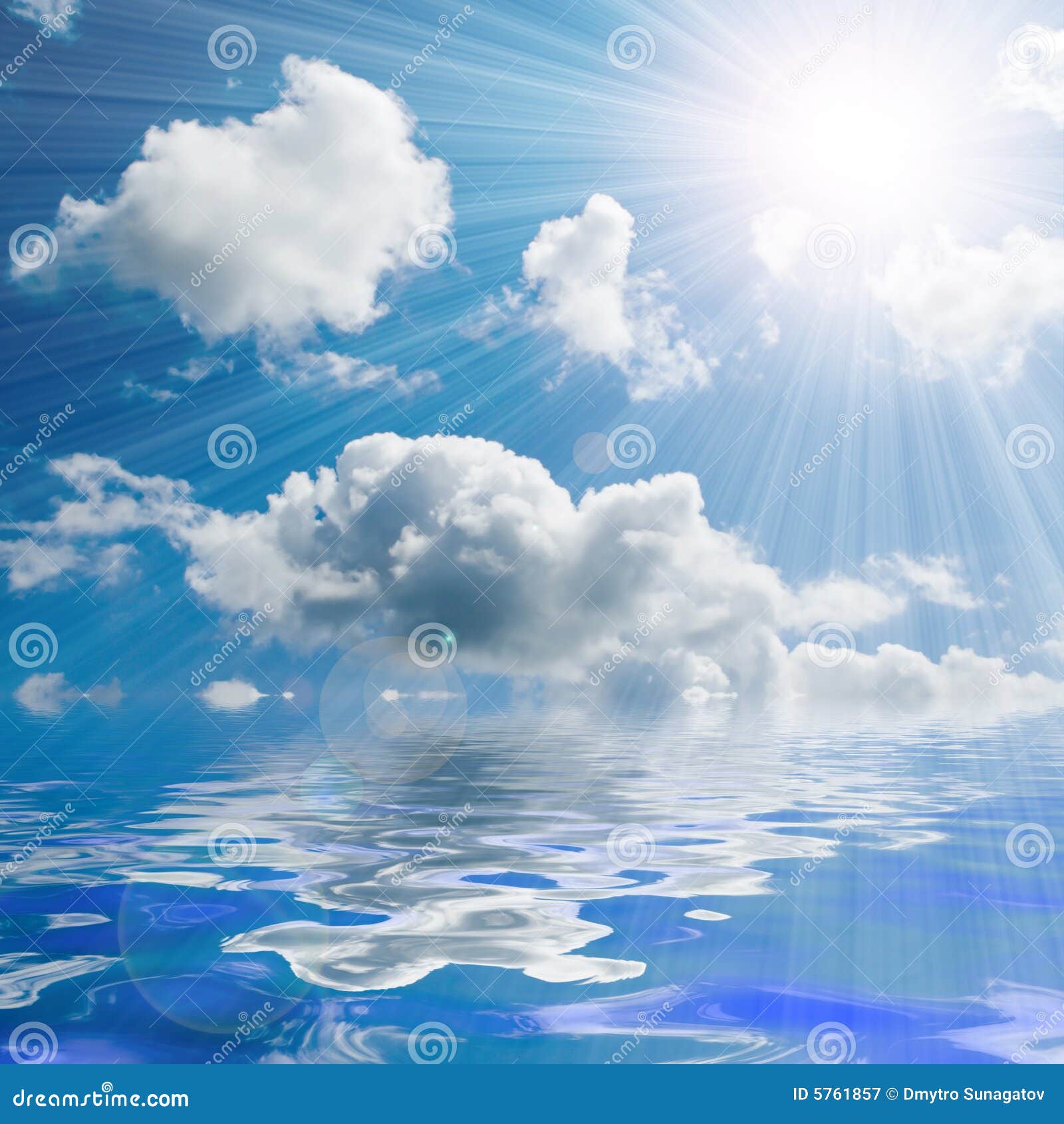 Fondo asoleado del cielo imagen de archivo. Imagen de aire - 5761857