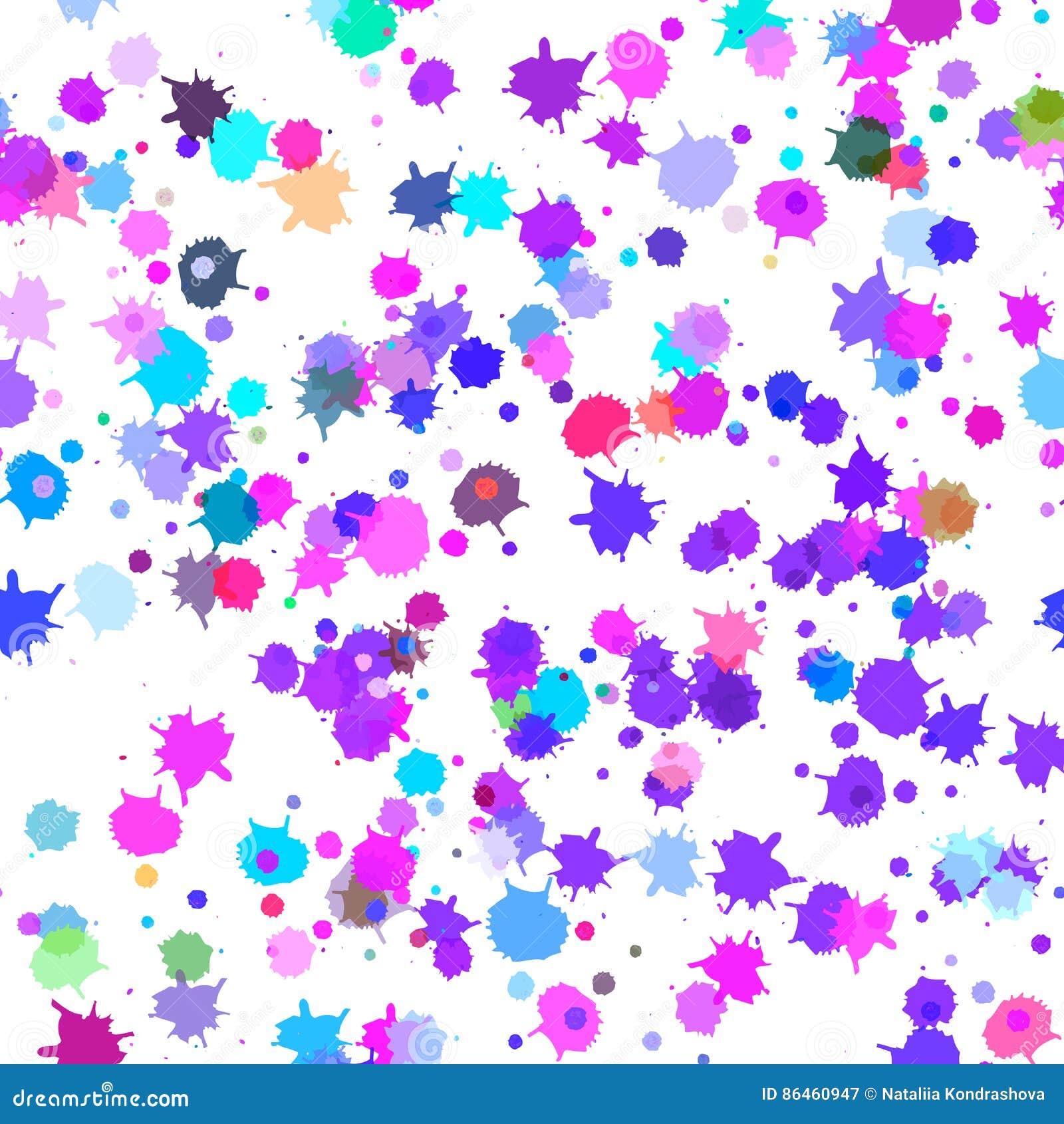 Fondo Astratto Con Le Macchie Di Colore Illustrazione Vettoriale ...