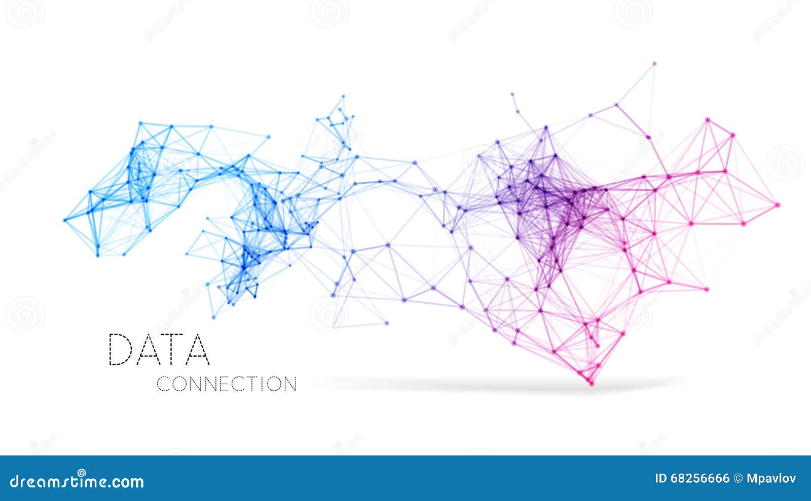 Fondo Astratto Della Connessione Di Rete Illustrazione Vettoriale ...