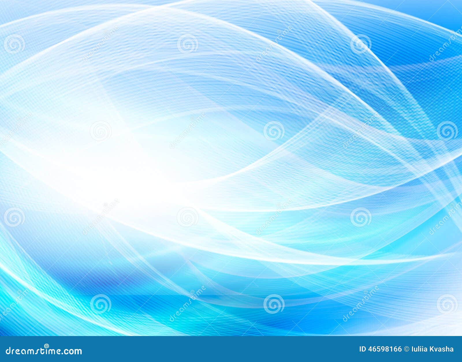 Fondo azul abstracto stock de ilustración. Ilustración de fluir - 46598166