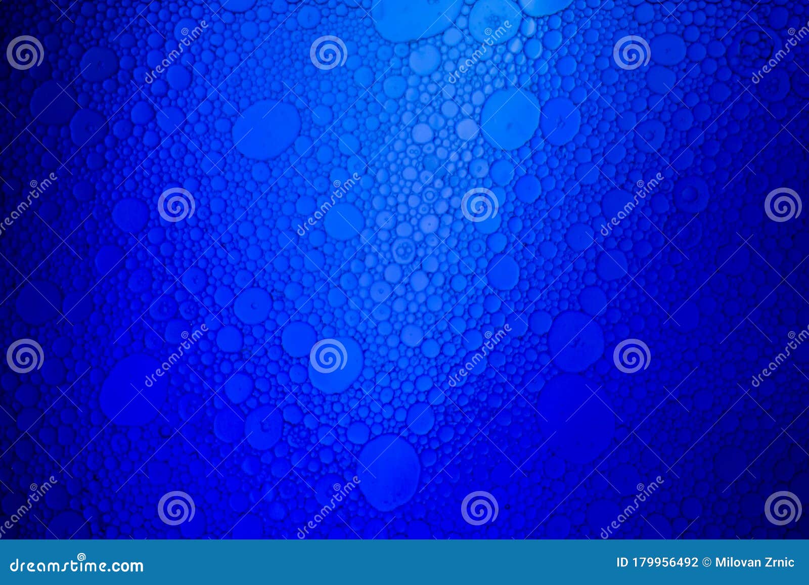Fondo Azul Abstracto Con Burbujas Foto de archivo - Imagen de oscuro ...