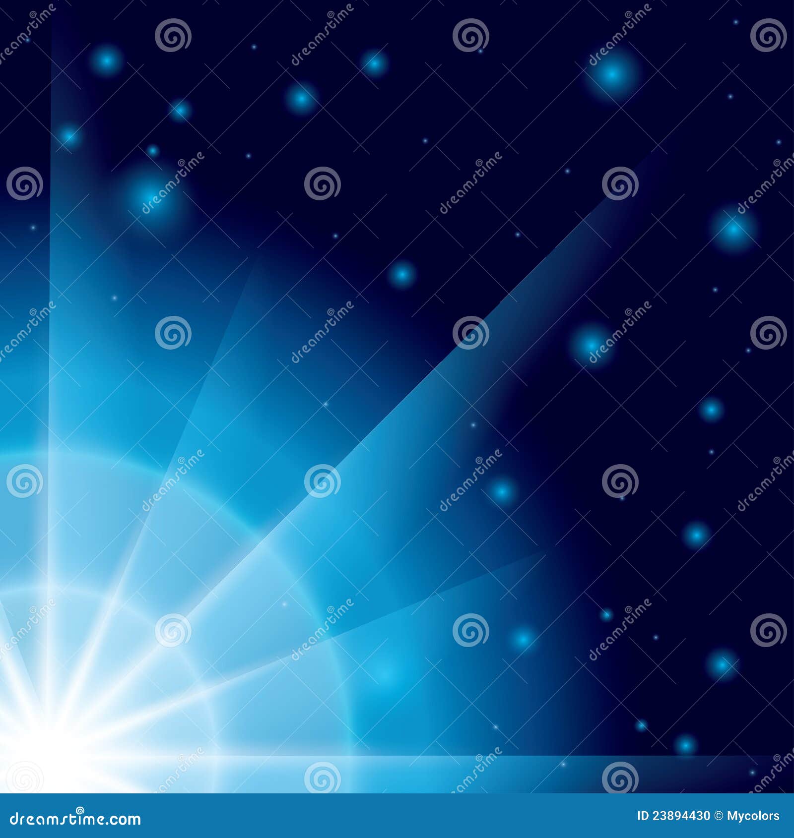 Fondo Azul Abstracto Con El Flash Ilustración del Vector - Ilustración ...