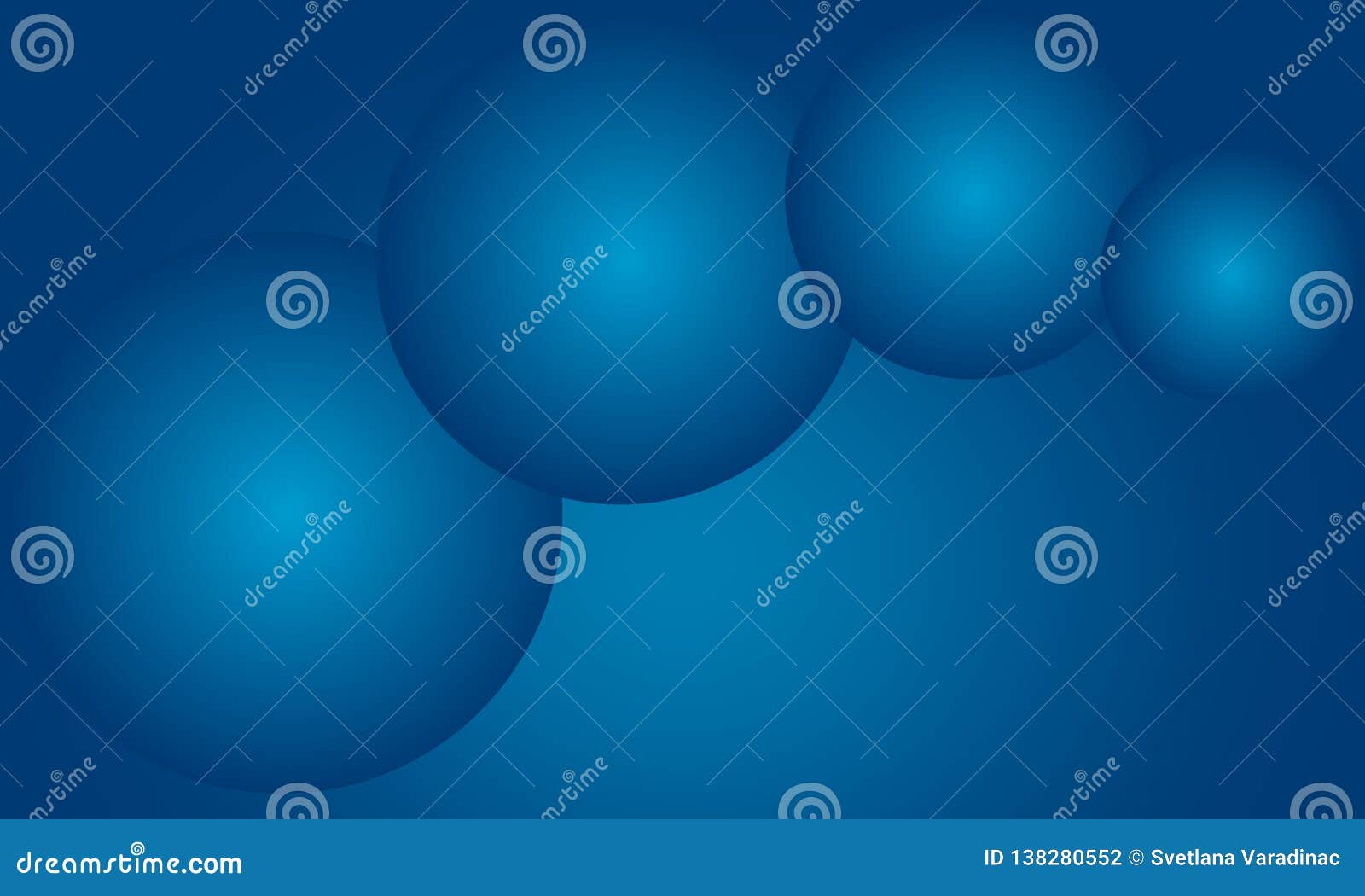 Fondo Azul Abstracto Con Las Bolas Ilustración del Vector - Ilustración ...